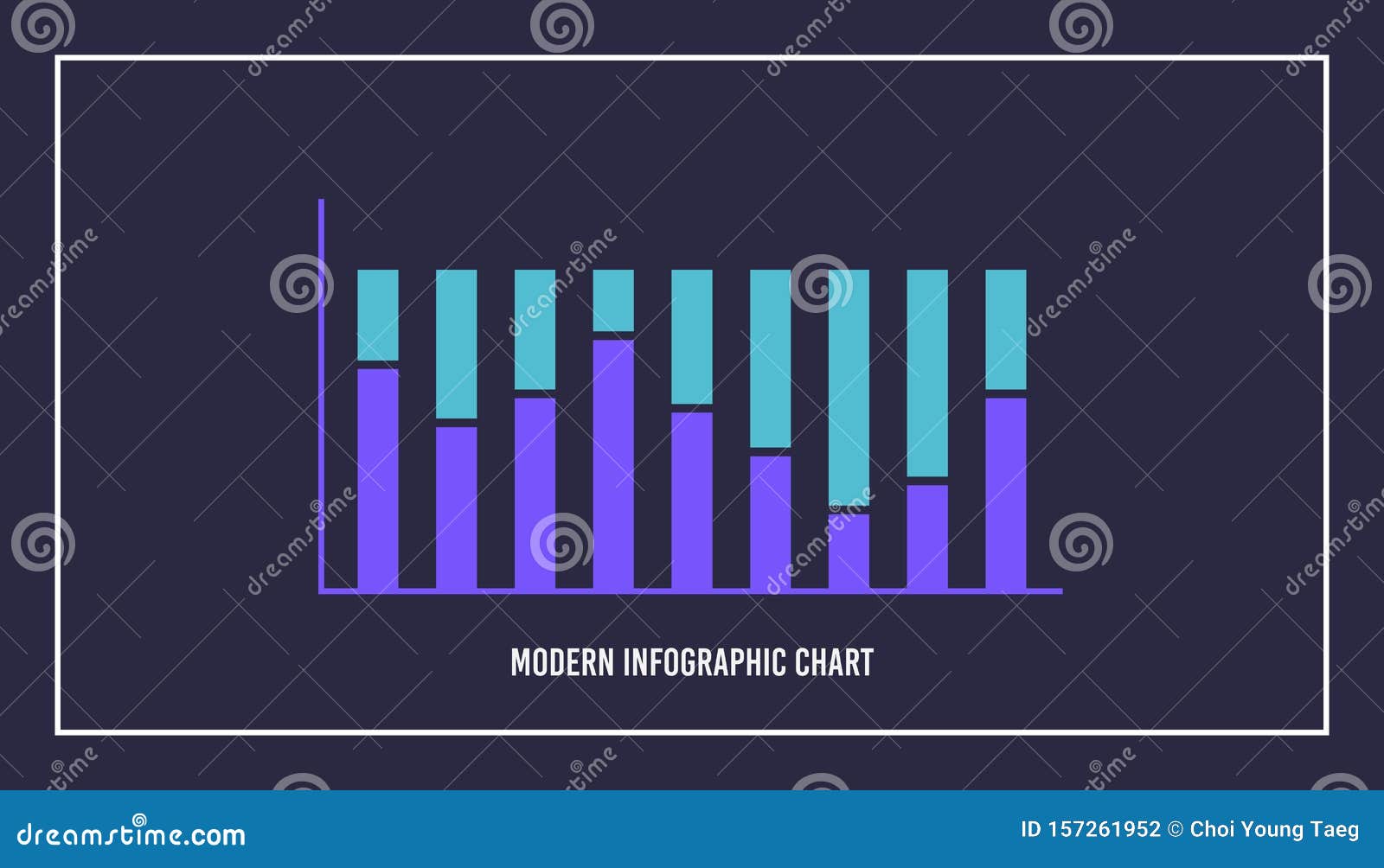 Modern Infographic Design Chart Set Stock Vector - Illustration of ...