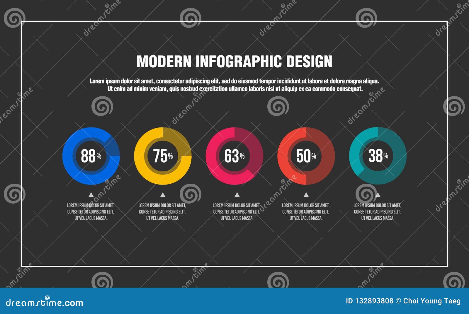 MODERN INFOGRAPHIC DESIGN stock vector. Illustration of nature - 132893808