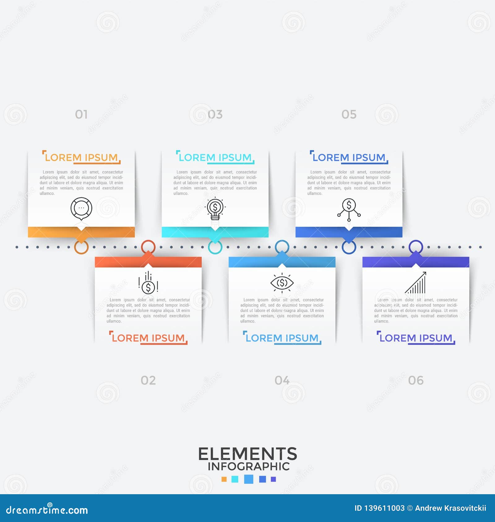 Infographic timeline minimalist - hemumu