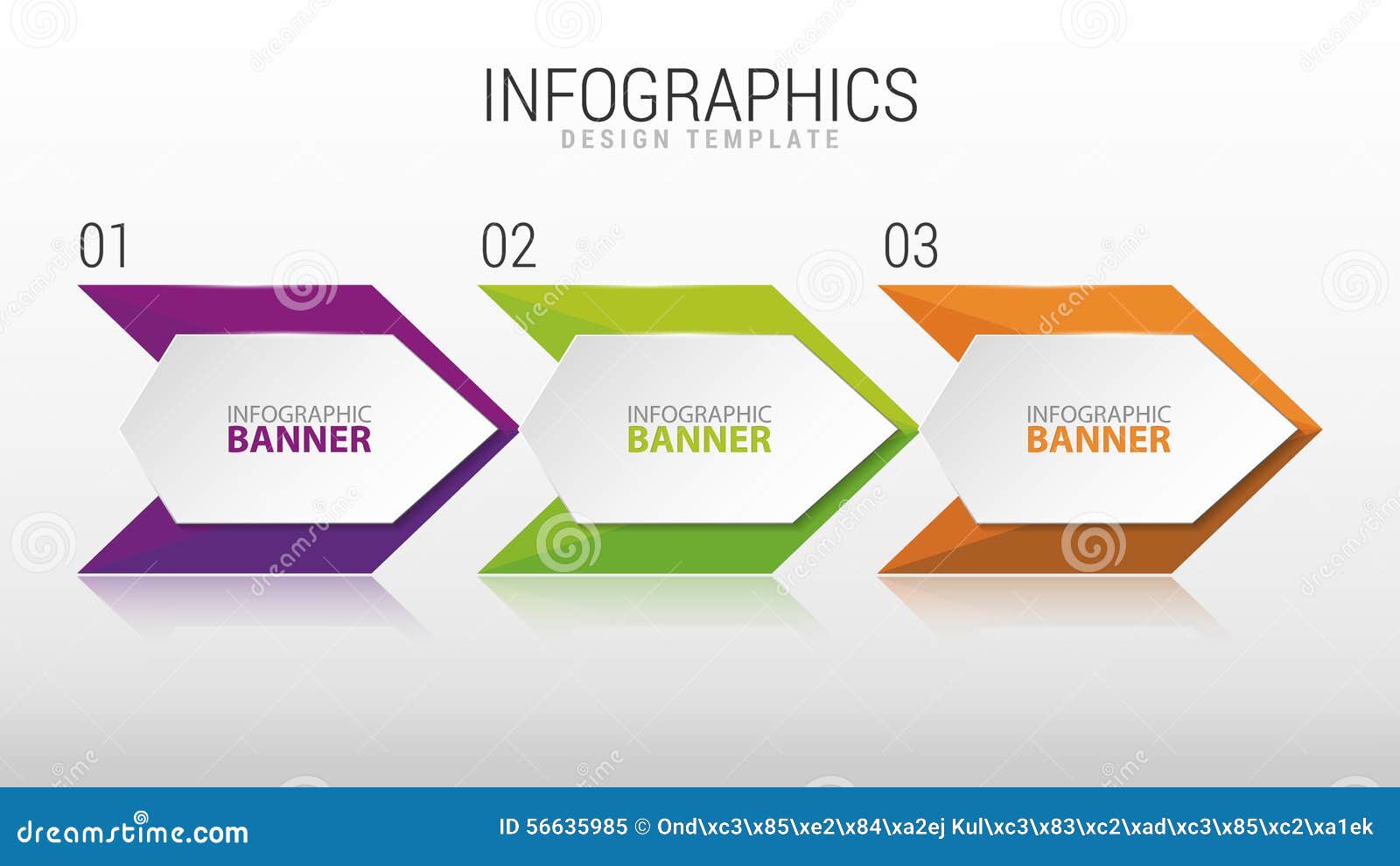 Modern Infographic Design Template. Three Steps Stock Vector ... Modern Infographic Design Template. Three Steps Stock Vector ...