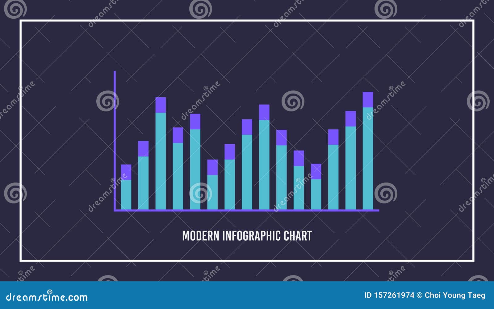 Modern Infographic Design Chart Set Stock Vector - Illustration of ...