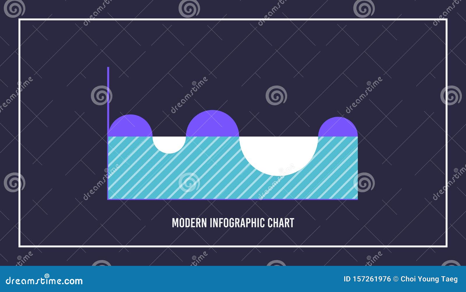 Modern Infographic Design Chart Set Stock Vector - Illustration of flat ...