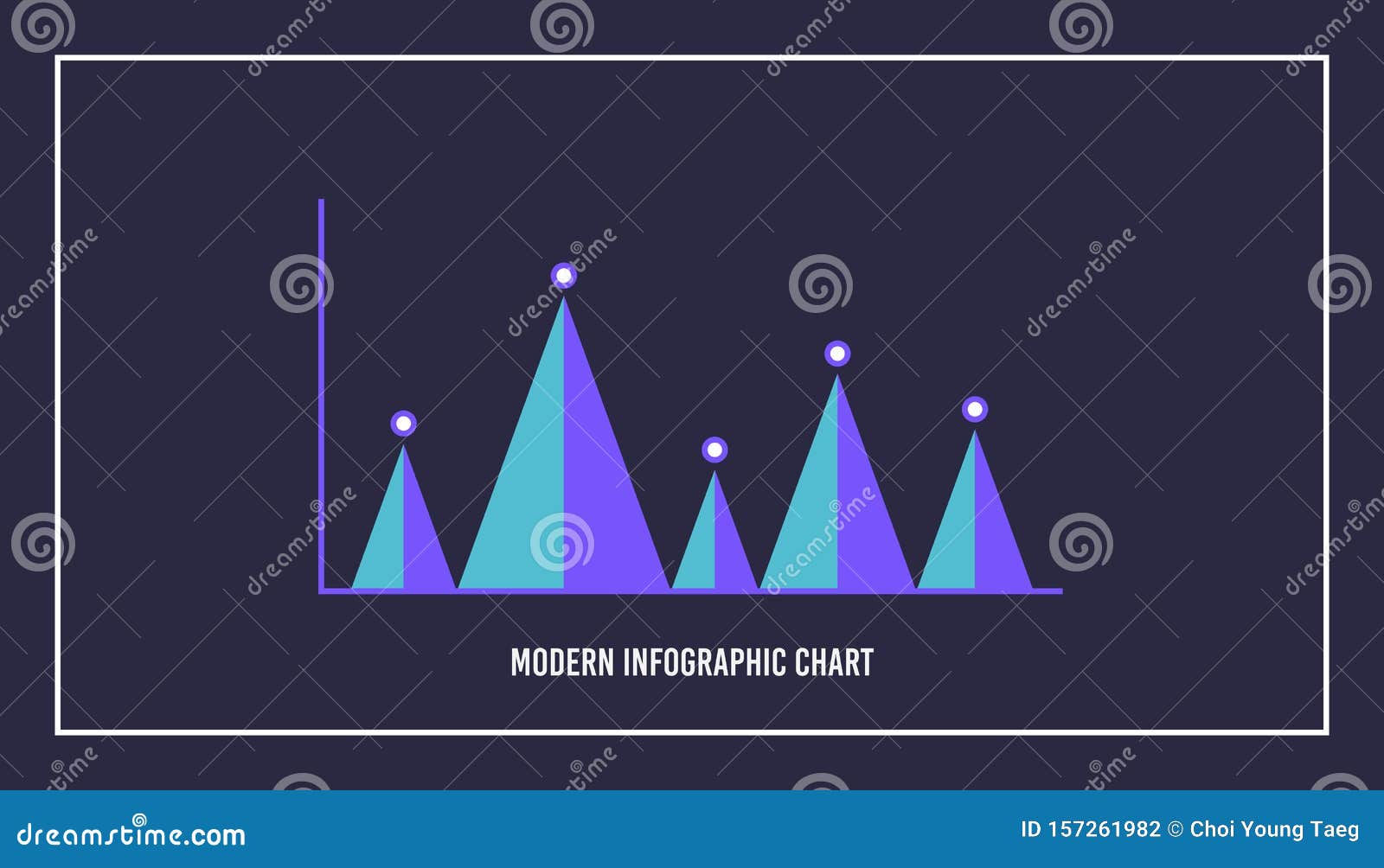 Modern Infographic Design Chart Set Stock Vector - Illustration of ...