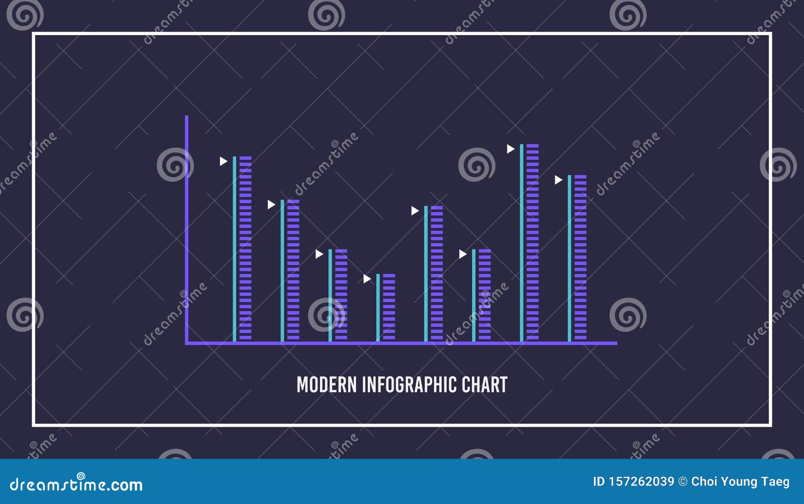 Modern Infographic Design Chart Set Stock Vector - Illustration of ...