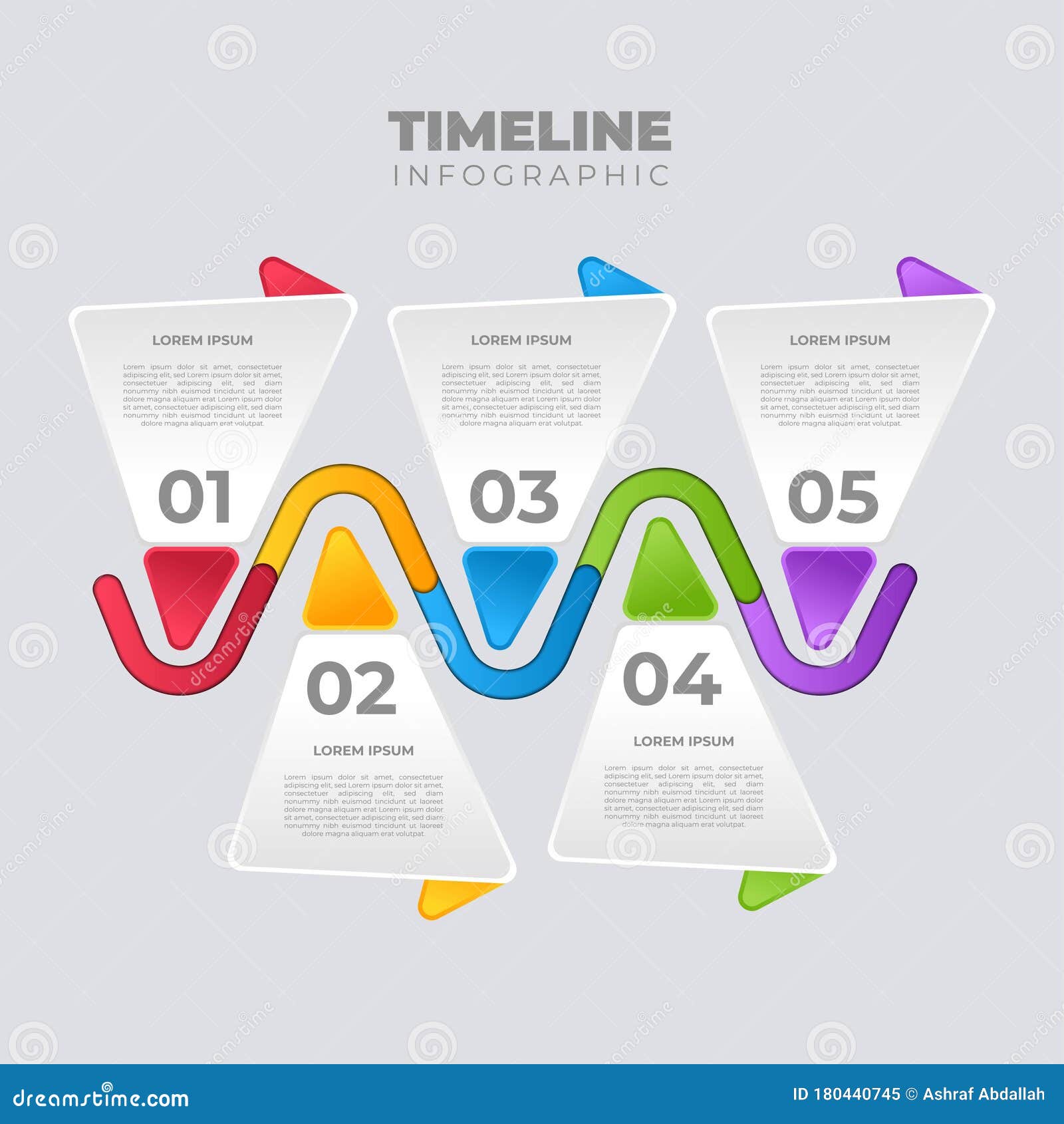 Timeline Infographic Tools Business Template, Can Be Used for ...