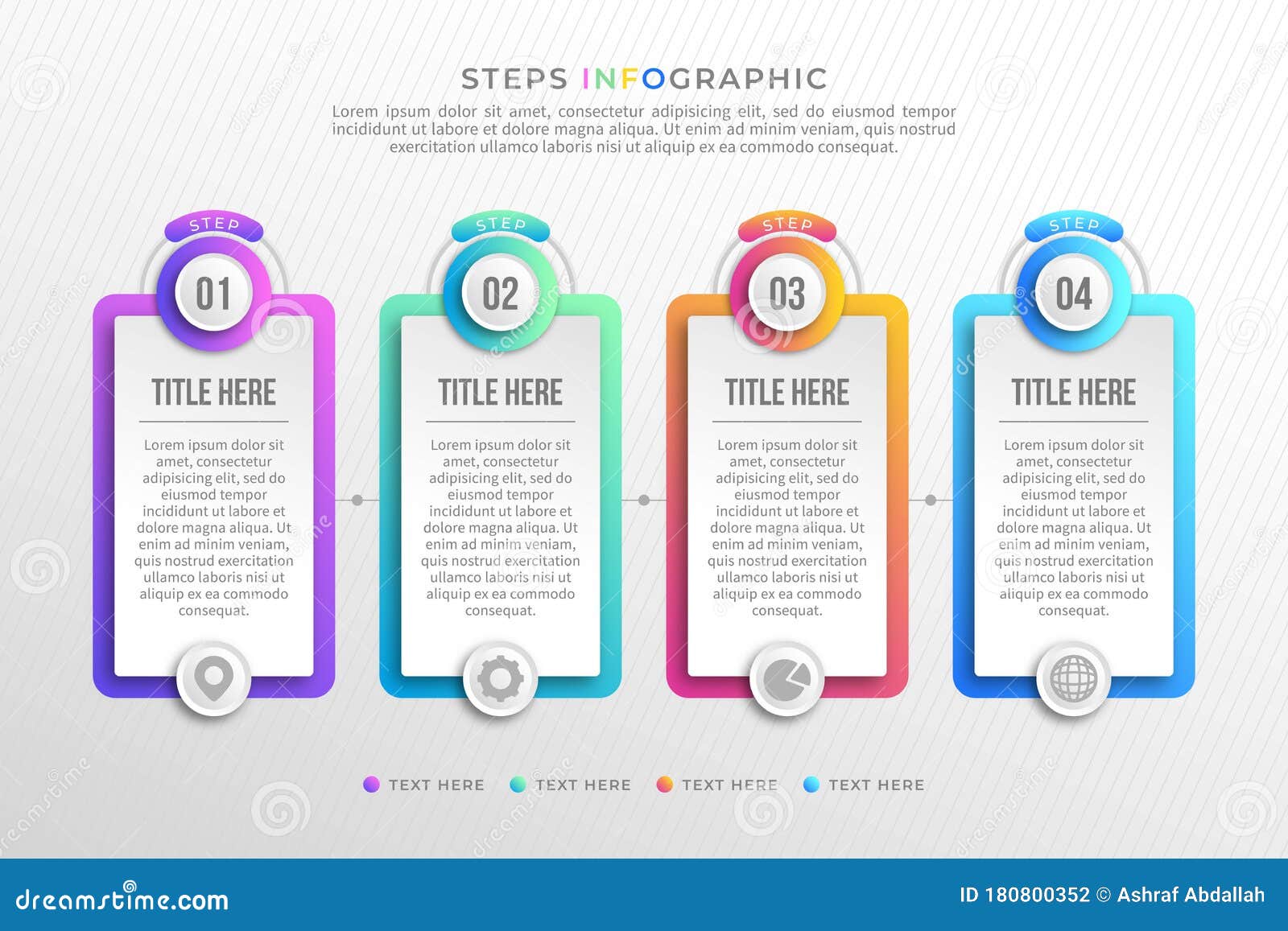 Creative Steps Collection Colorful Business Infographic Template, Can ...