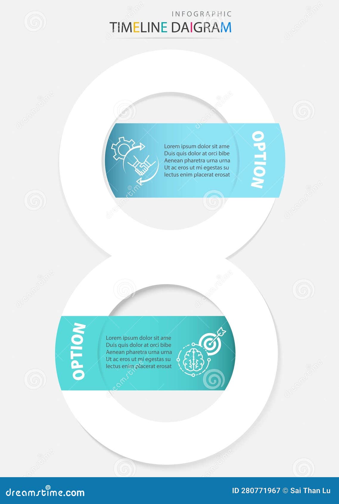 Modern Infographic Elements with Charts, Diagrams, Processes Stock ...