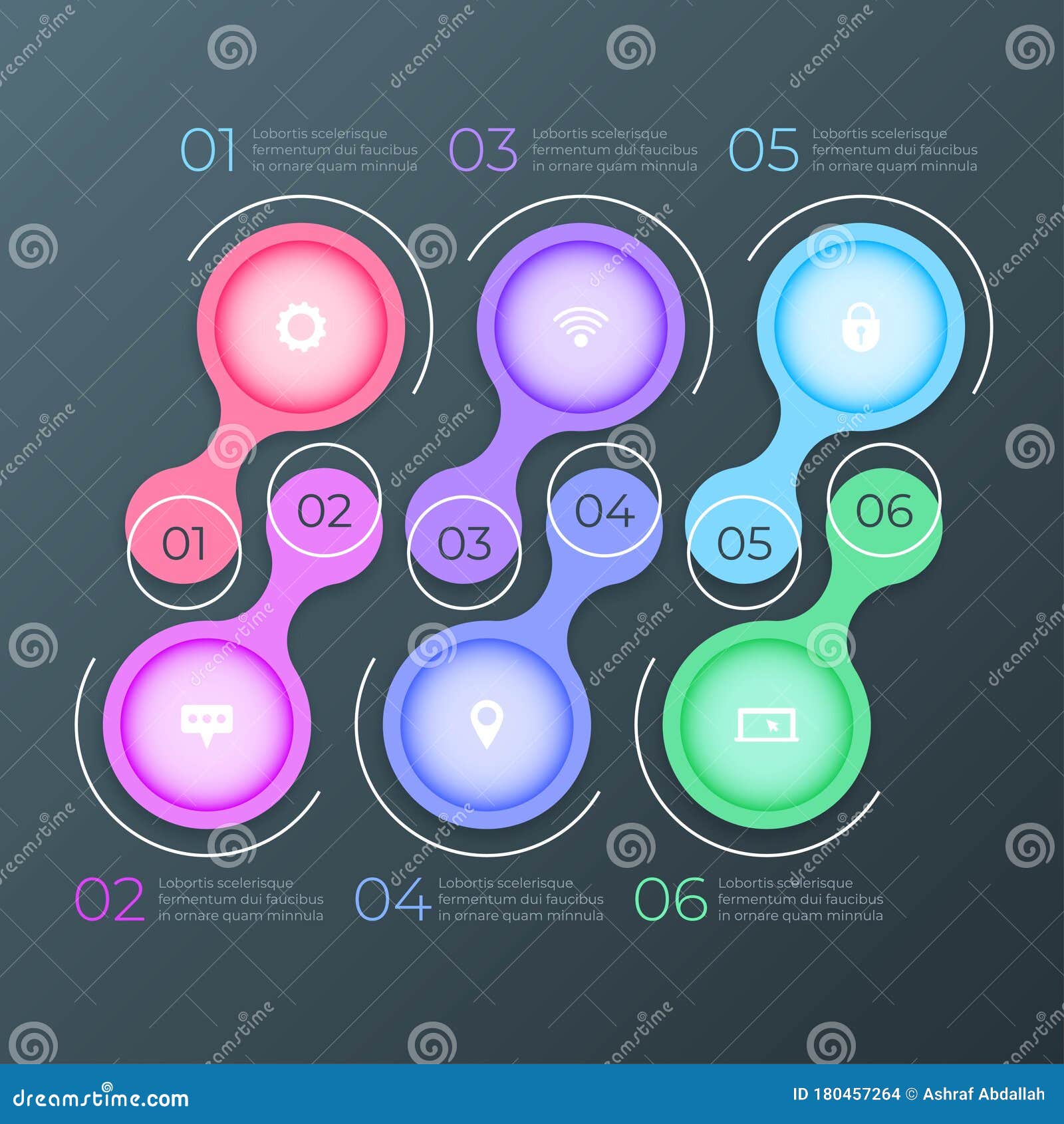 Creative Steps Collection Colorful Business Infographic Template, Can ...