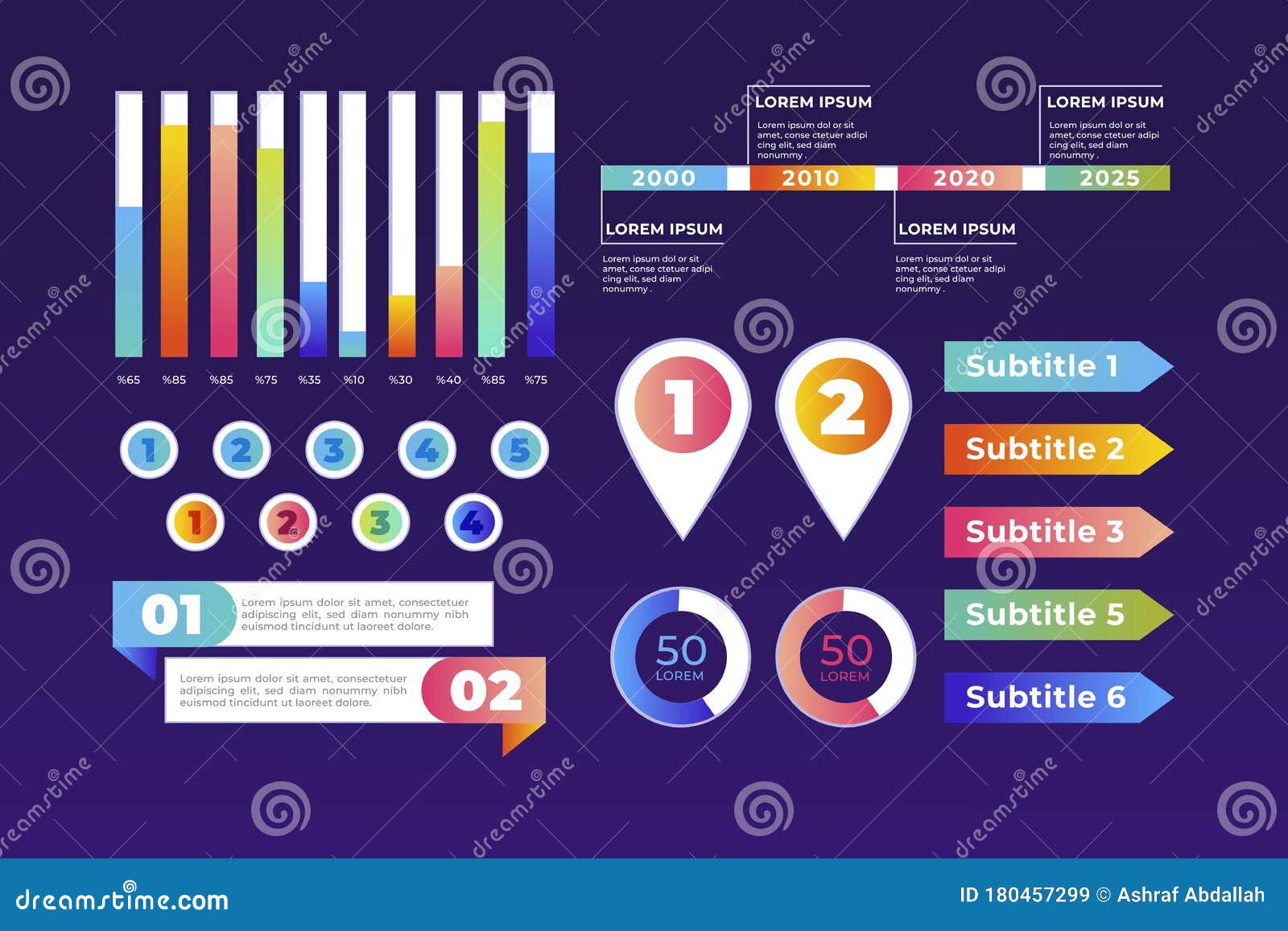Creative Steps Collection Colorful Business Infographic Template, Can ...
