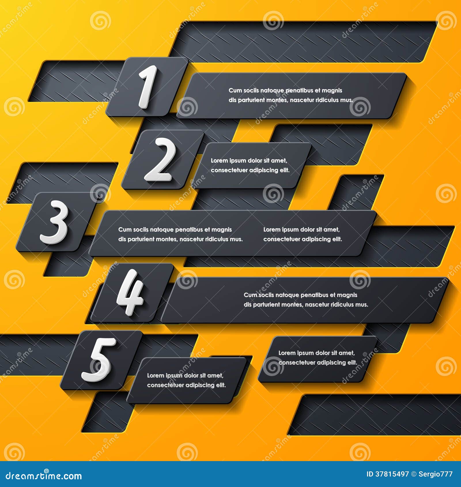 Modern Infographic, Realistic Design Elements Stock Vector ...