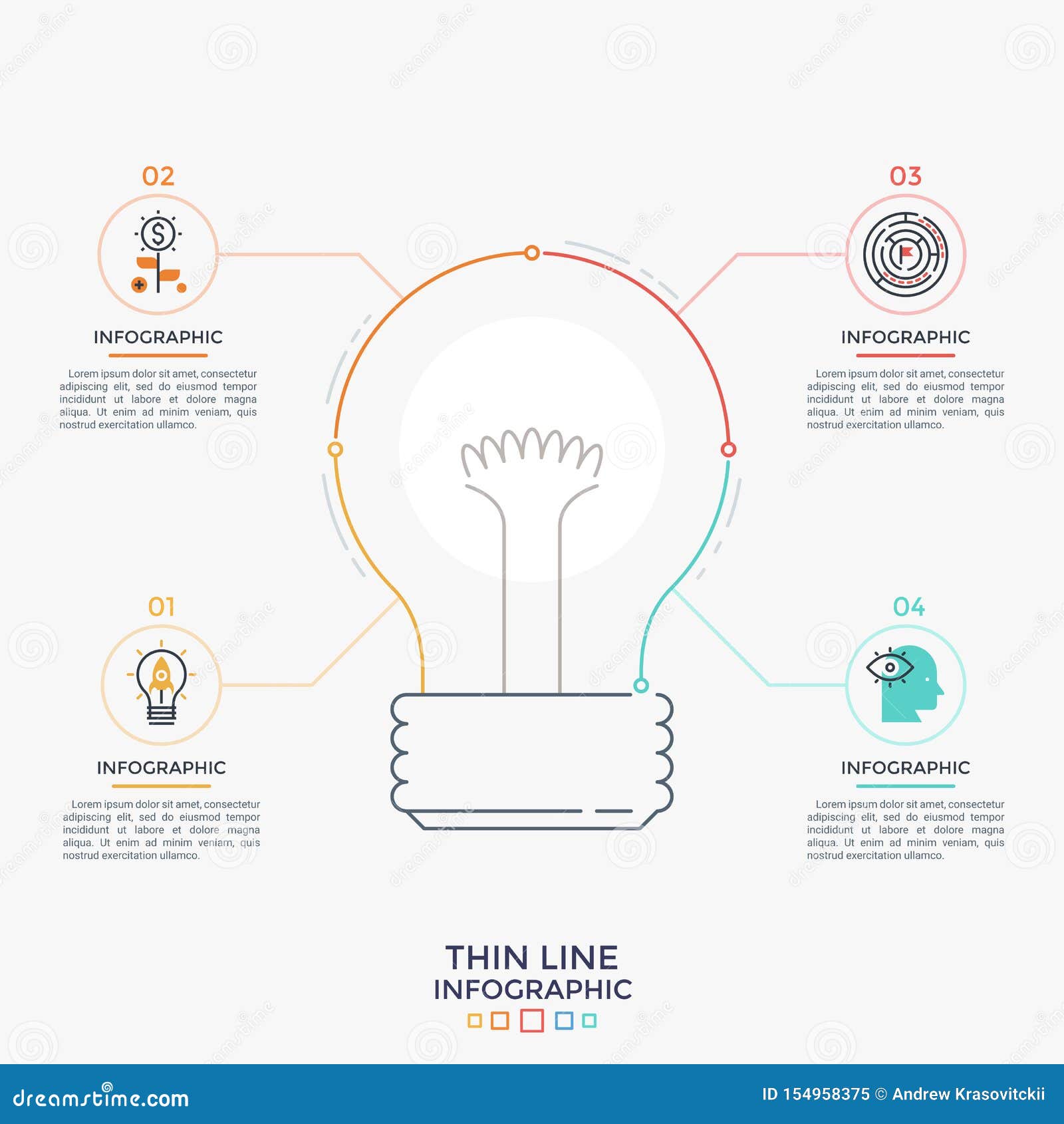 Modern Infographic Template Stock Vector - Illustration of choice ...