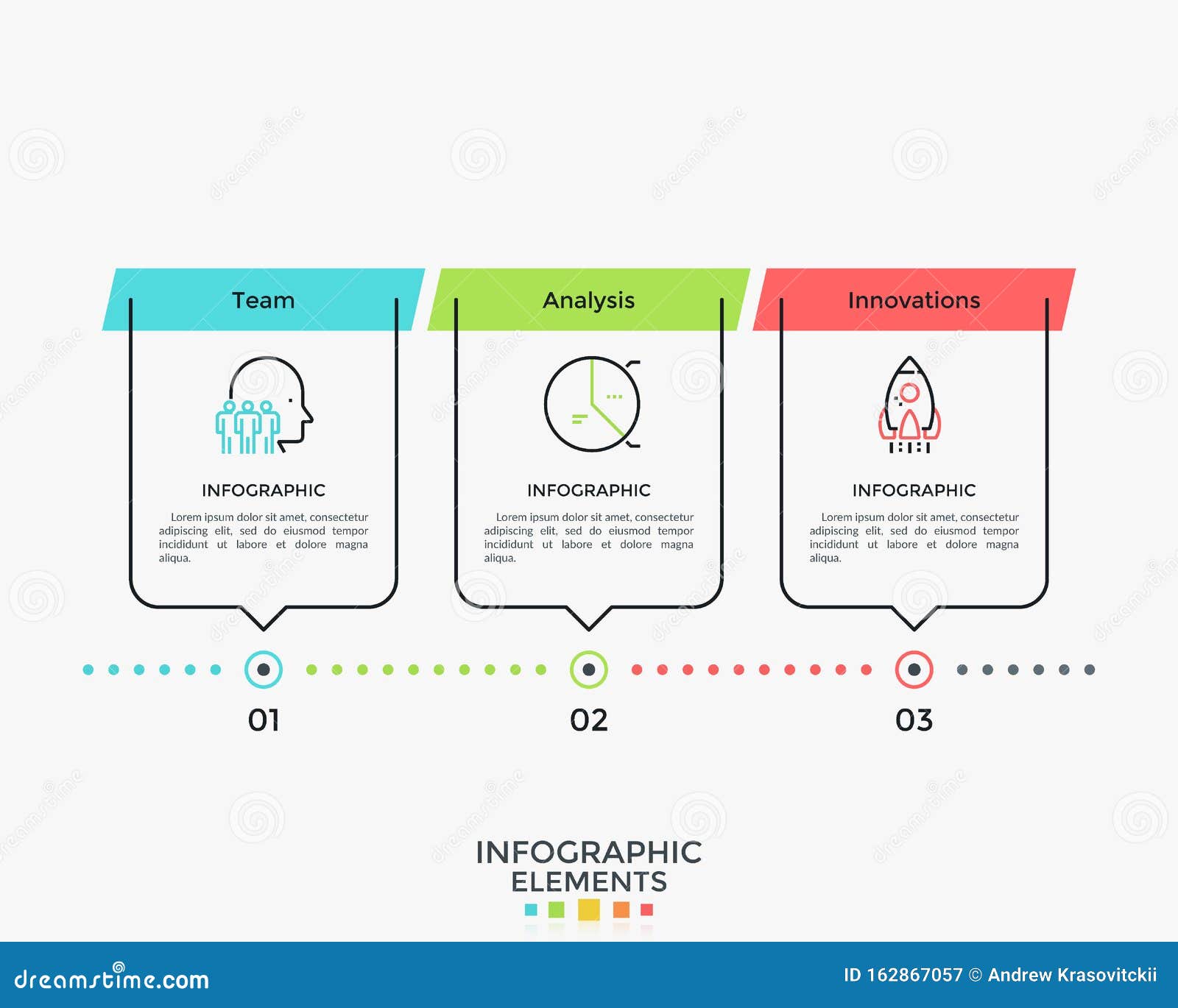 Modern Infographic Template Stock Vector - Illustration of chart ...