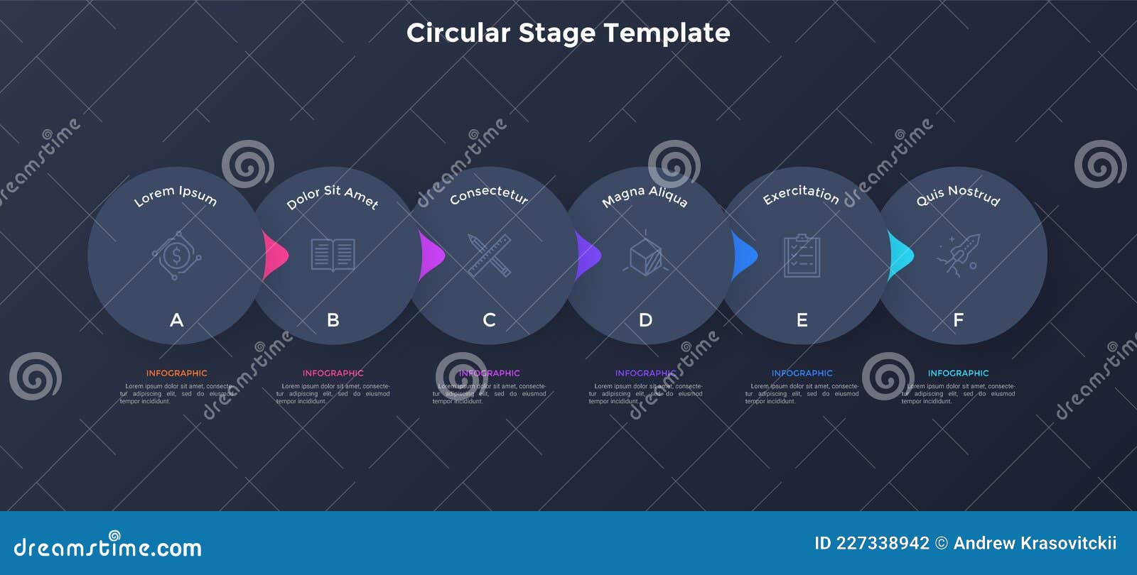 Modern Infographic Vector Banner Stock Vector - Illustration of modern ...