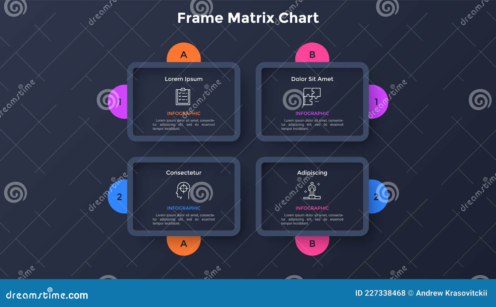Modern Infographic Vector Banner Stock Vector - Illustration of design ...