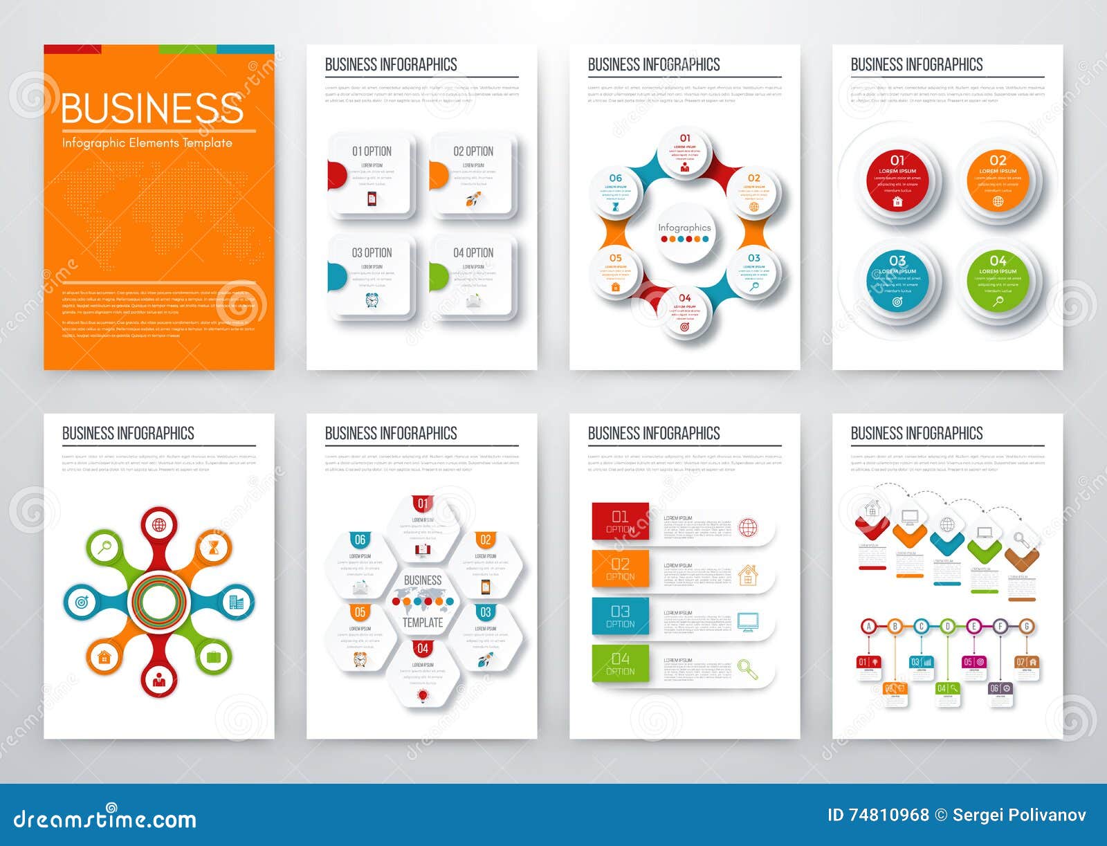 Modern Infographic Vector Concept Stock Vector - Illustration of idea ...