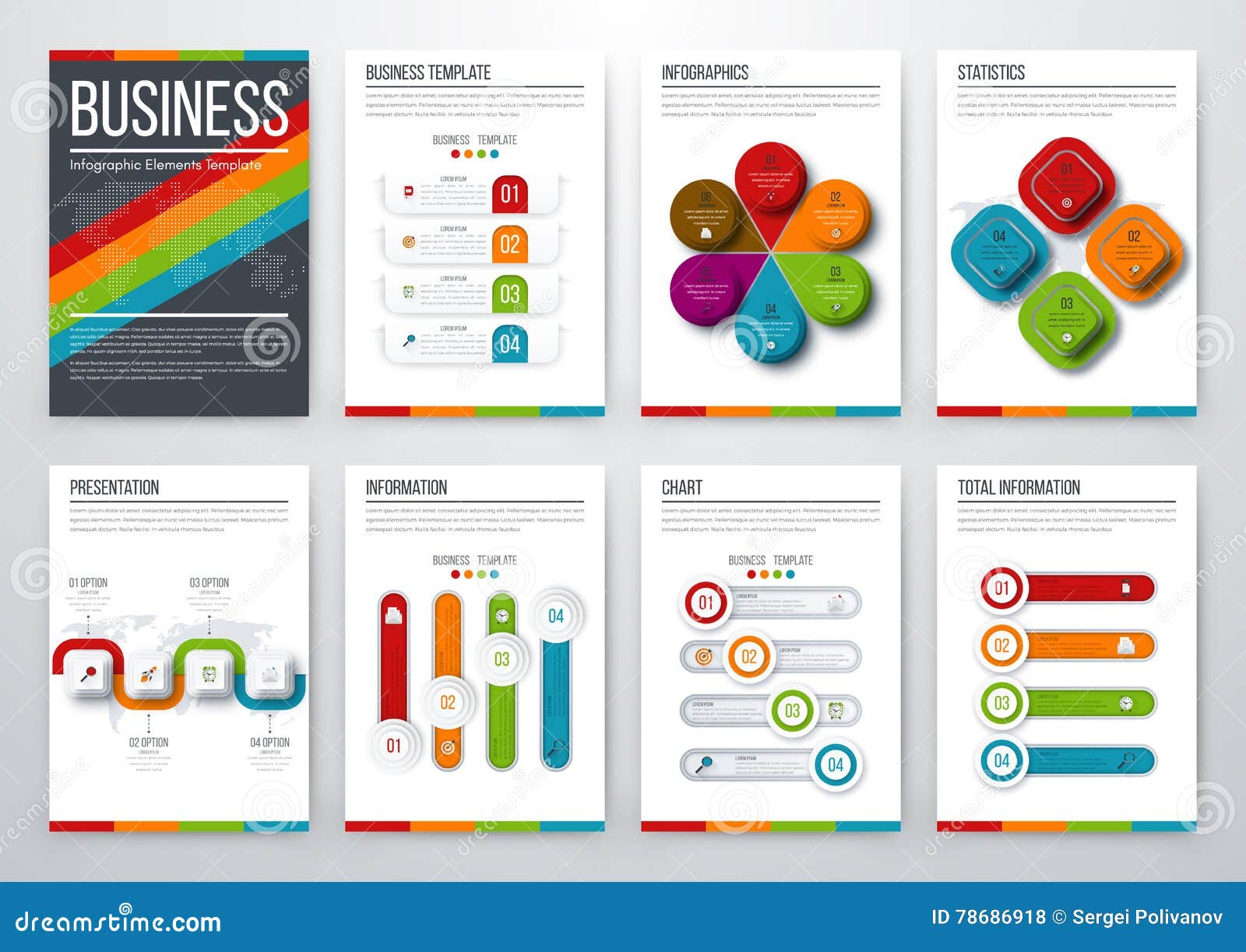Modern Infographic Vector Concept Stock Vector - Illustration of ...