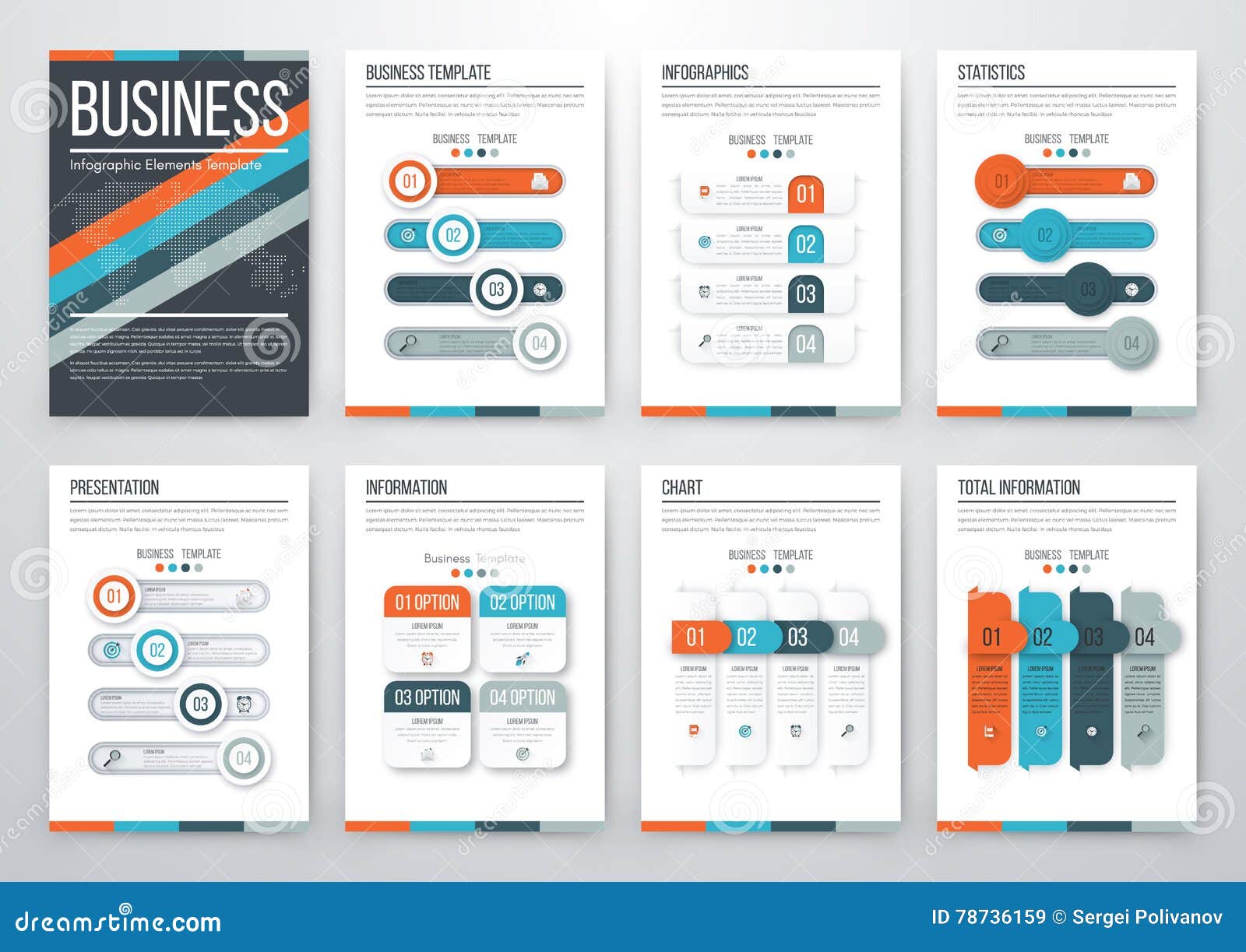 Modern Infographic Vector Concept Stock Vector - Illustration of ...