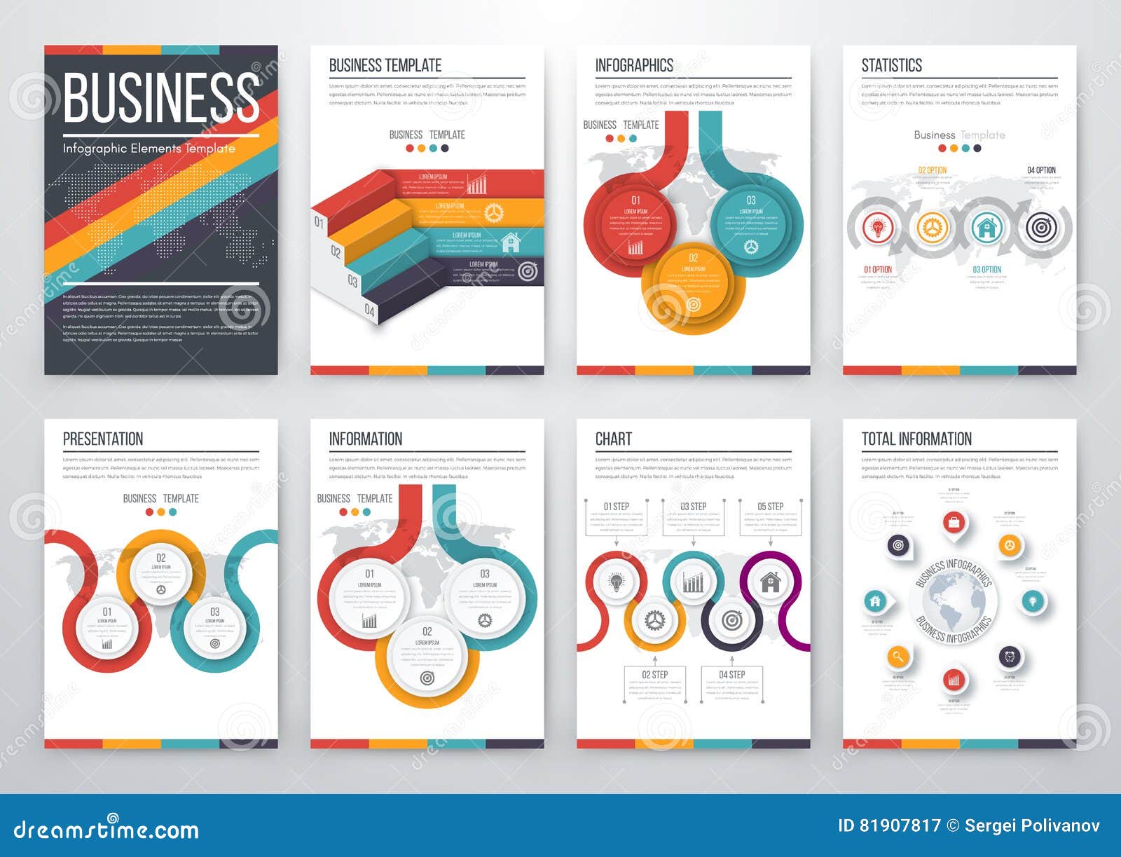 Modern Infographic Vector Concept Stock Vector - Illustration of ...