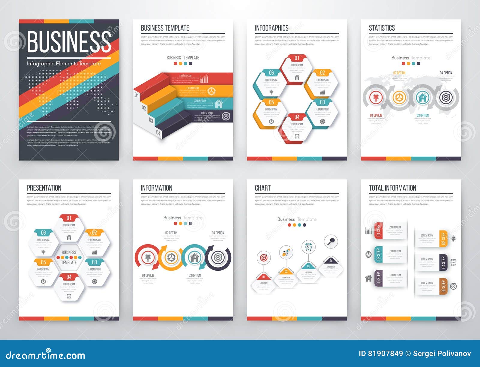 Modern Infographic Vector Concept Stock Vector - Illustration of ...