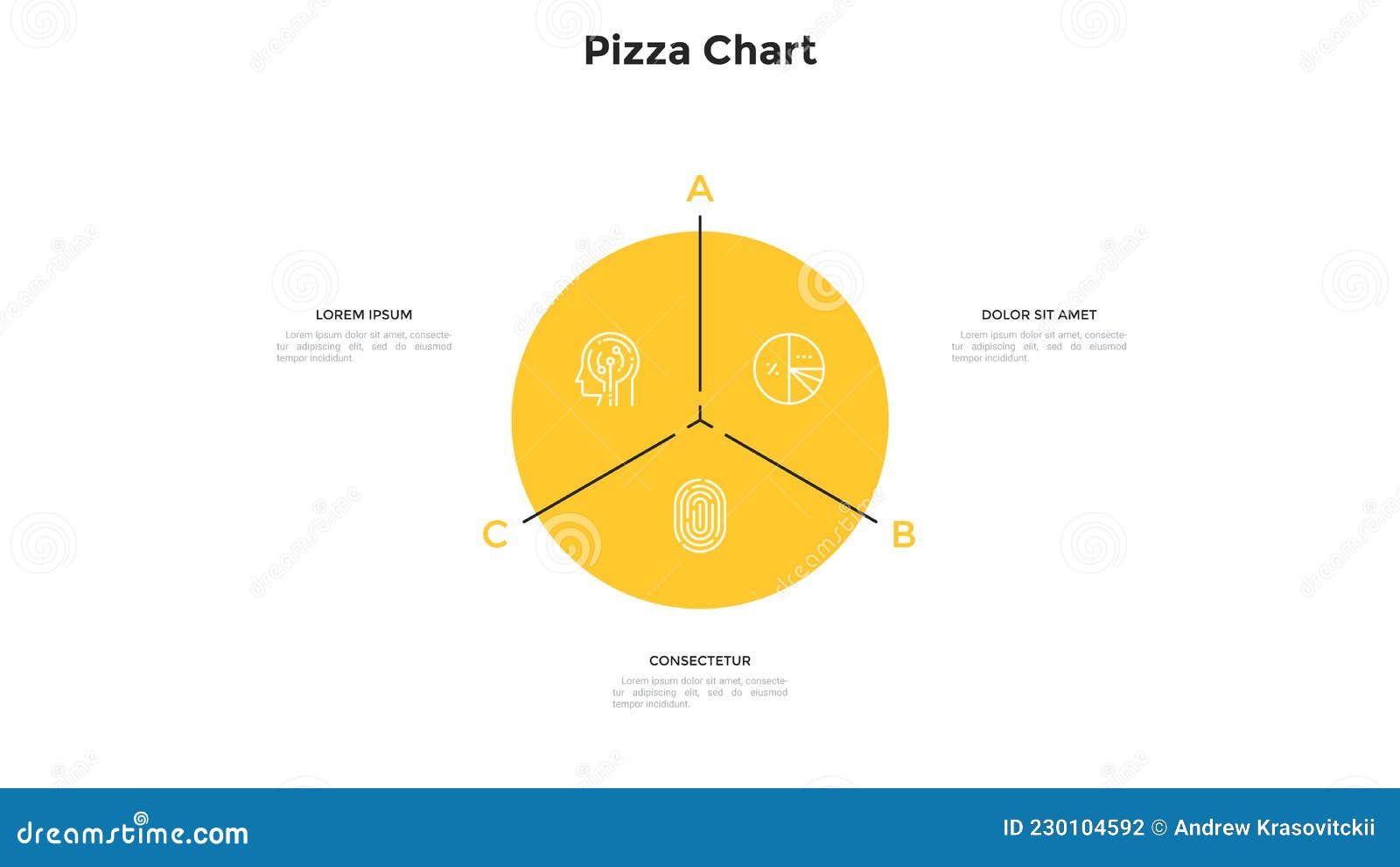 Modern Infographic Vector Template Stock Vector - Illustration of ...