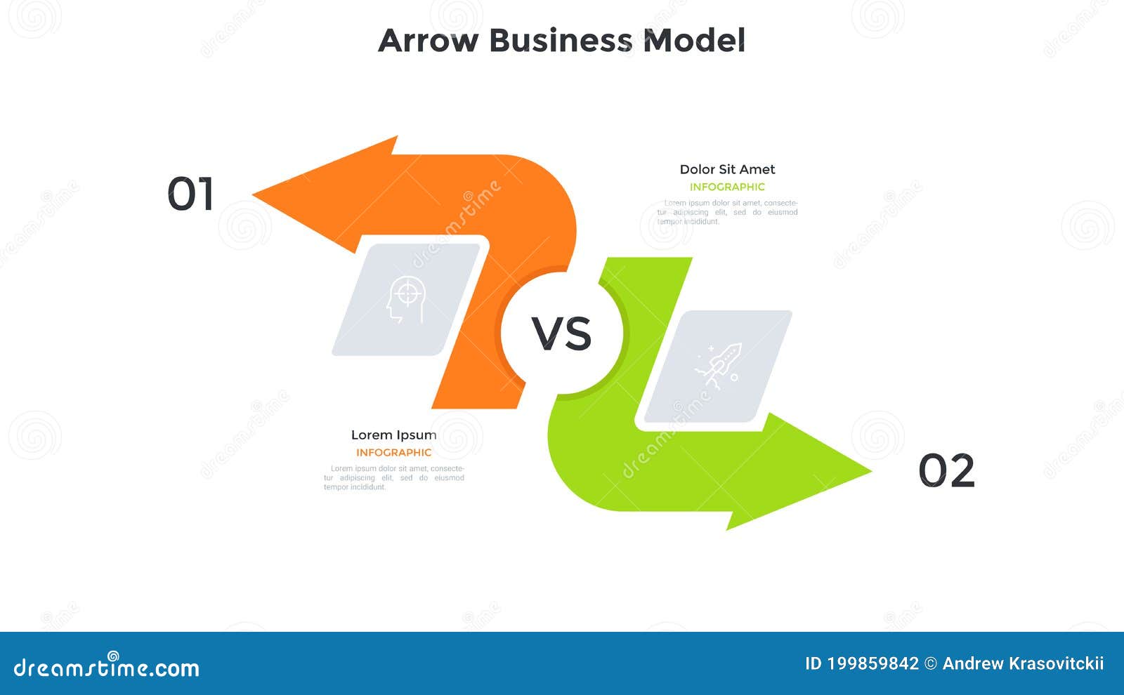 Compare Opposite Opinions Infographic Chart Design Template Cartoon ...