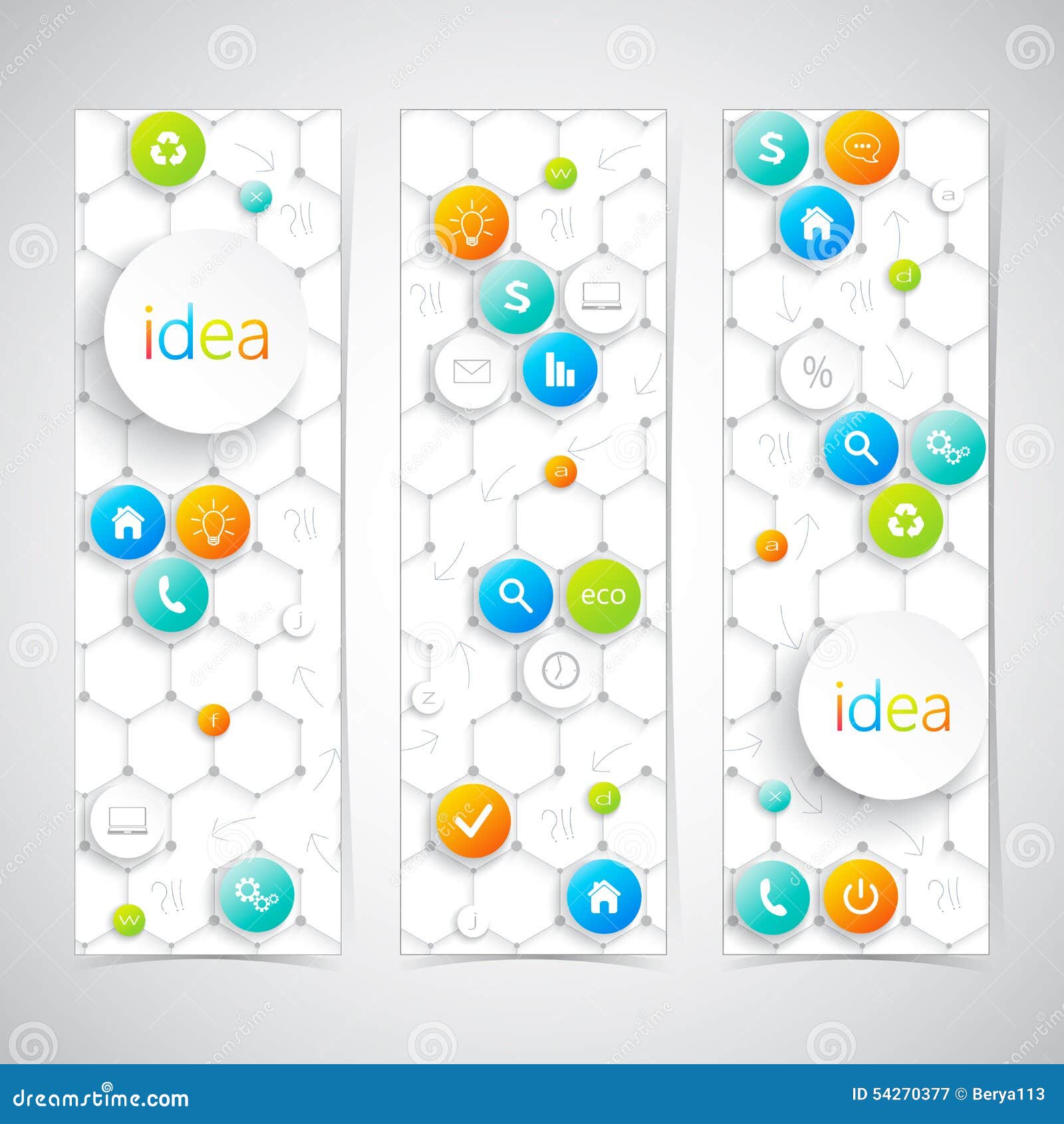 Modern Infographics Banner with Icons. Vector Stock Vector ...