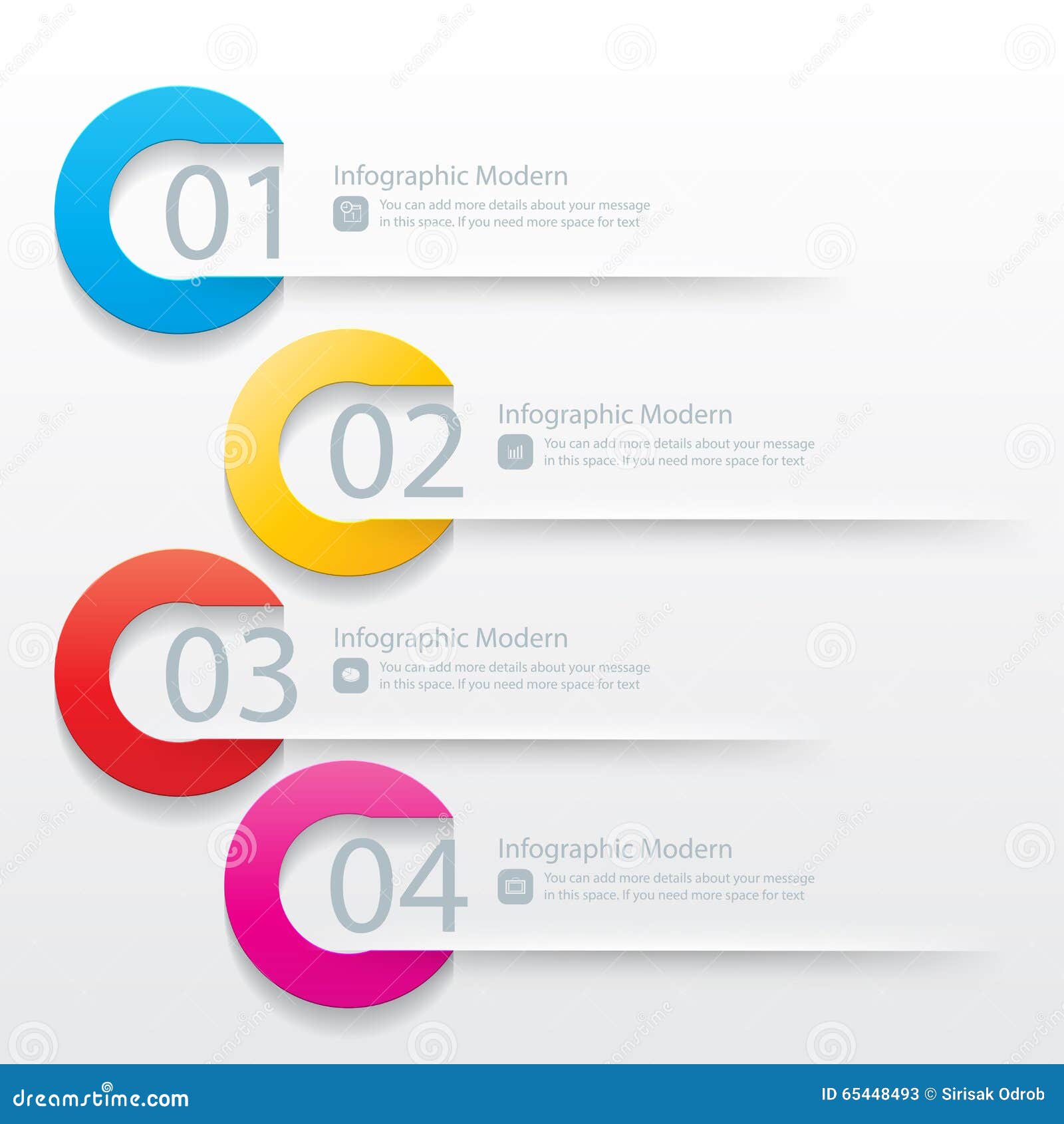 Modern infographics banner stock vector. Illustration of business ...