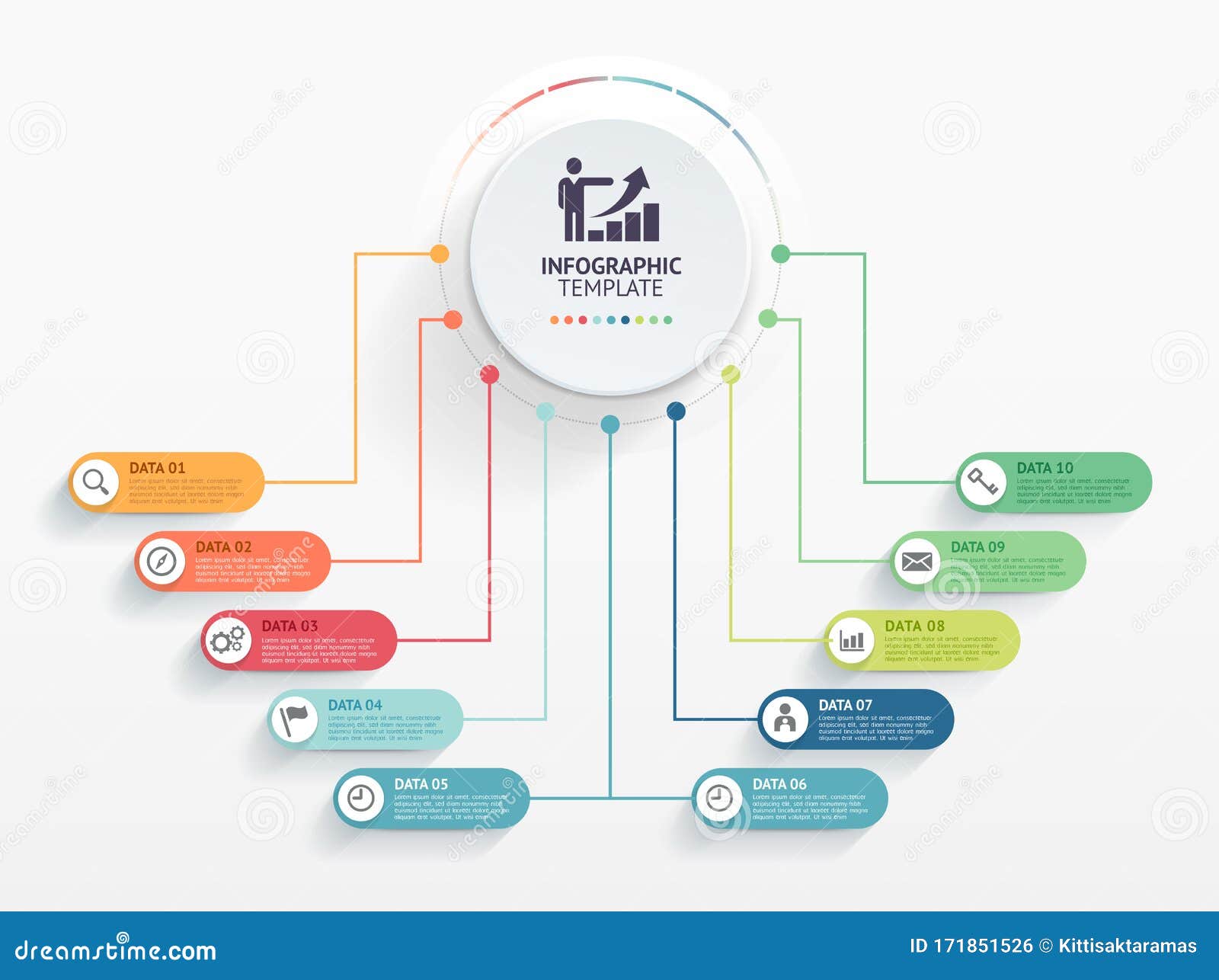 Modern Infographics Design Template. Vector Illustration Stock Vector ...
