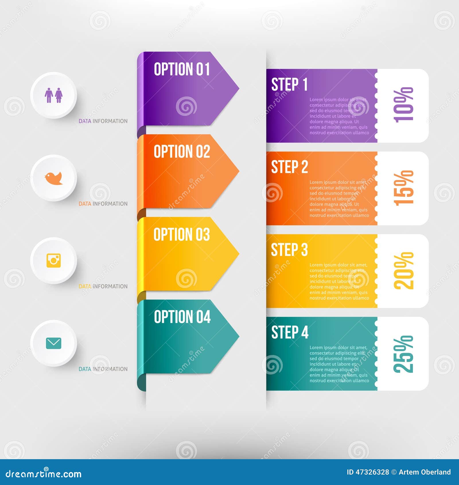 Modern Infographics Element Stock Vector - Illustration of globe ...