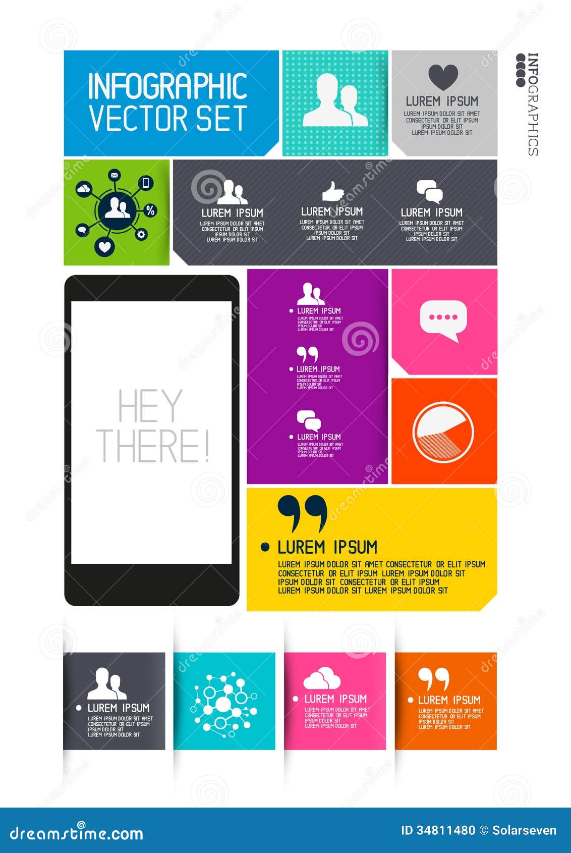 Modern Infographics Interface Stock Vector - Illustration of success ...