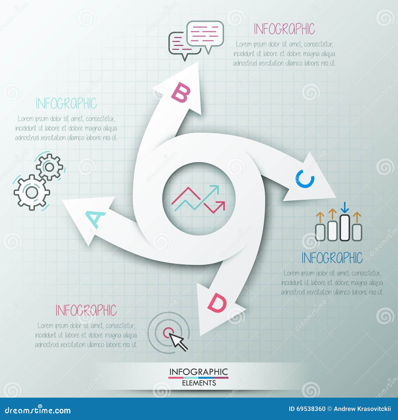 Infographics, Cycle Circle Diagram Stock Photography | CartoonDealer ...
