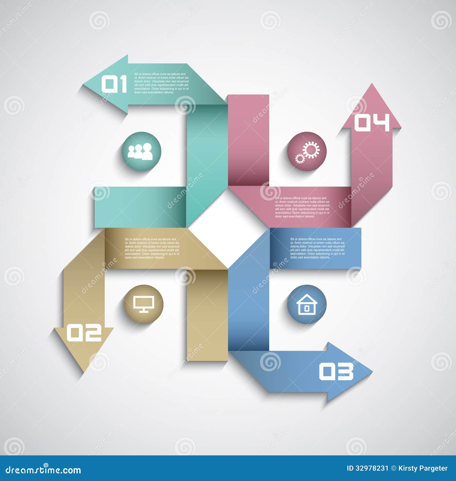 Modern Infographics Options Layout Design Stock Vector - Illustration ...