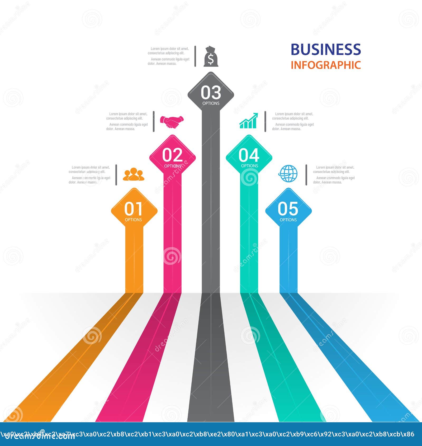 Modern Infographics Process with Connected , Icons. Stock Vector ...