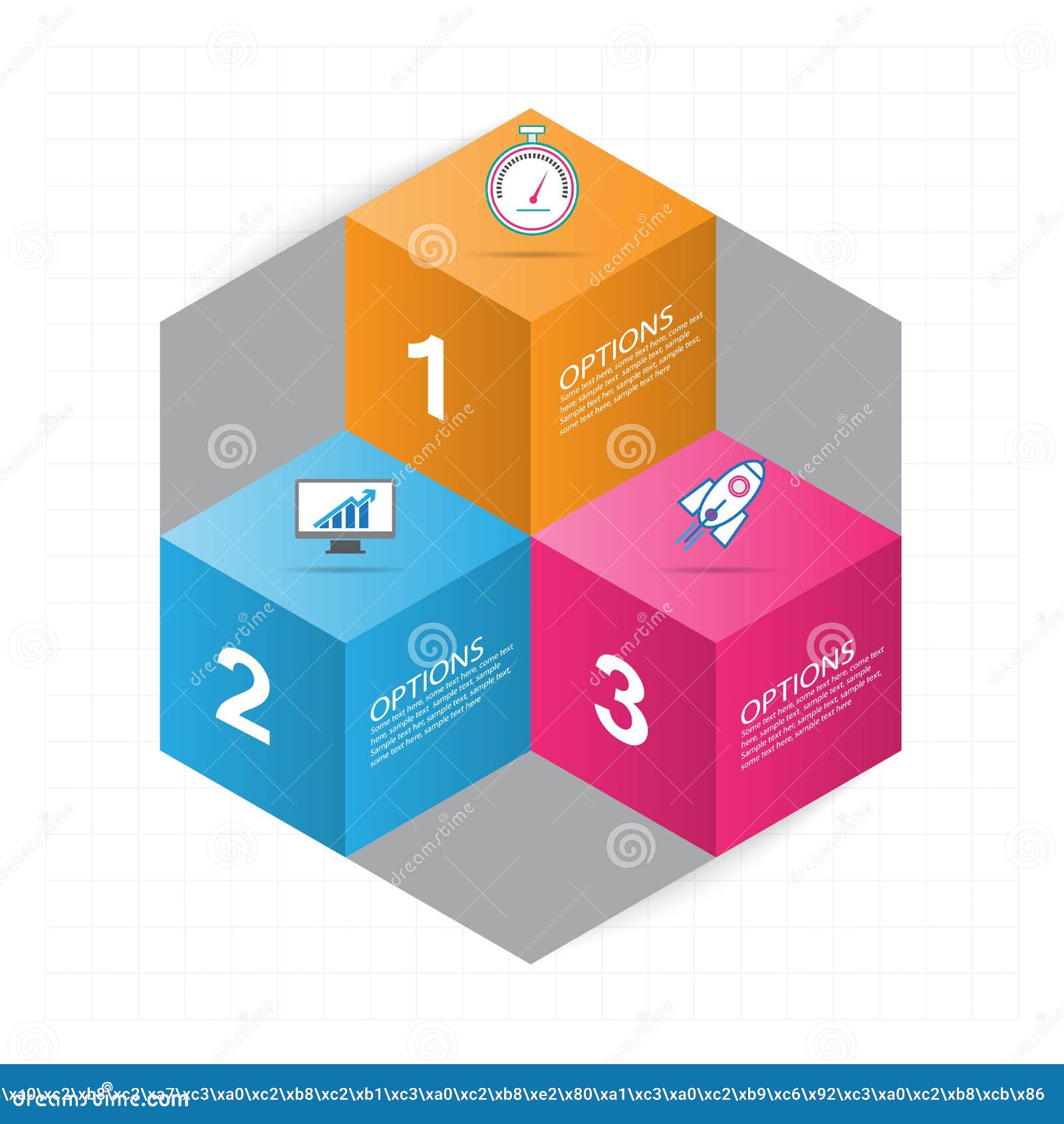 Modern Infographics Process with Connected , Icons . Stock Vector ...