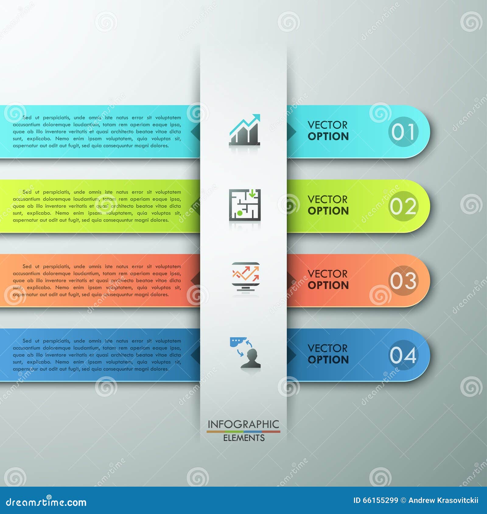 Modern Infographics Process Template Stock Vector - Illustration of ...