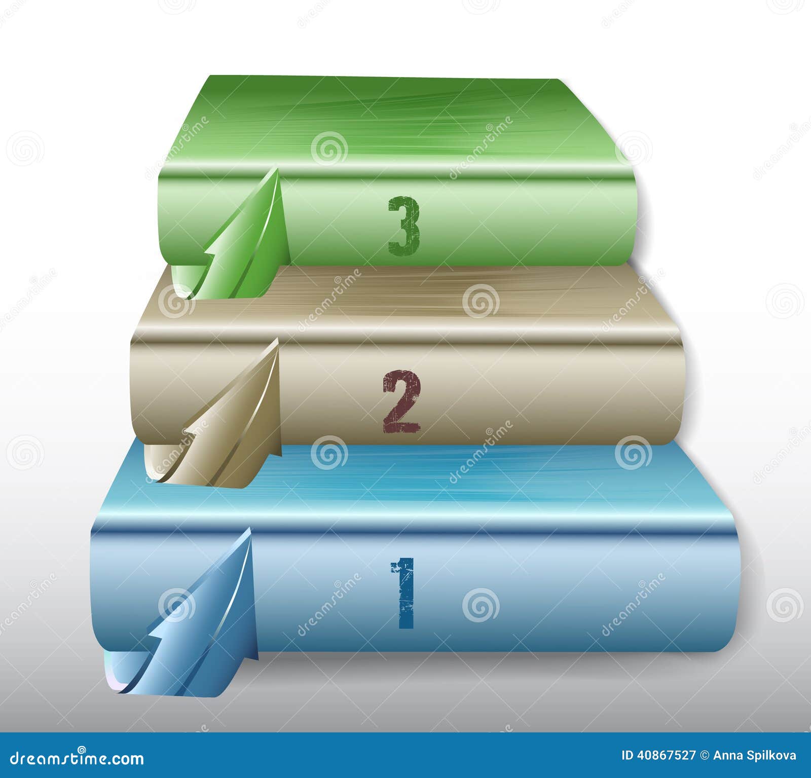 Modern Infographics Step by Step Template for Webd Stock Vector ...