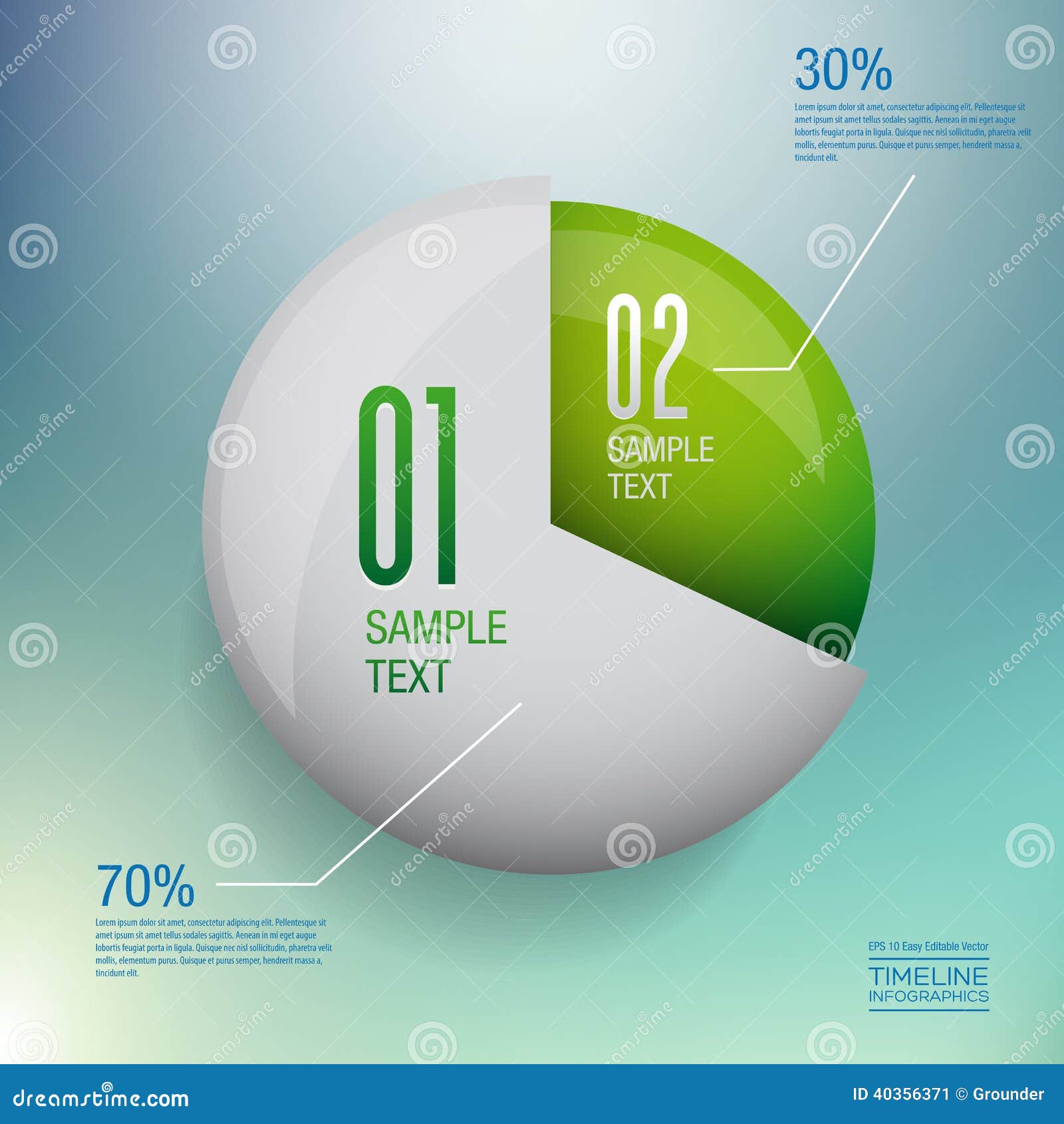 Modern Infographics With 4 Options Template, Infographics Designs With ...
