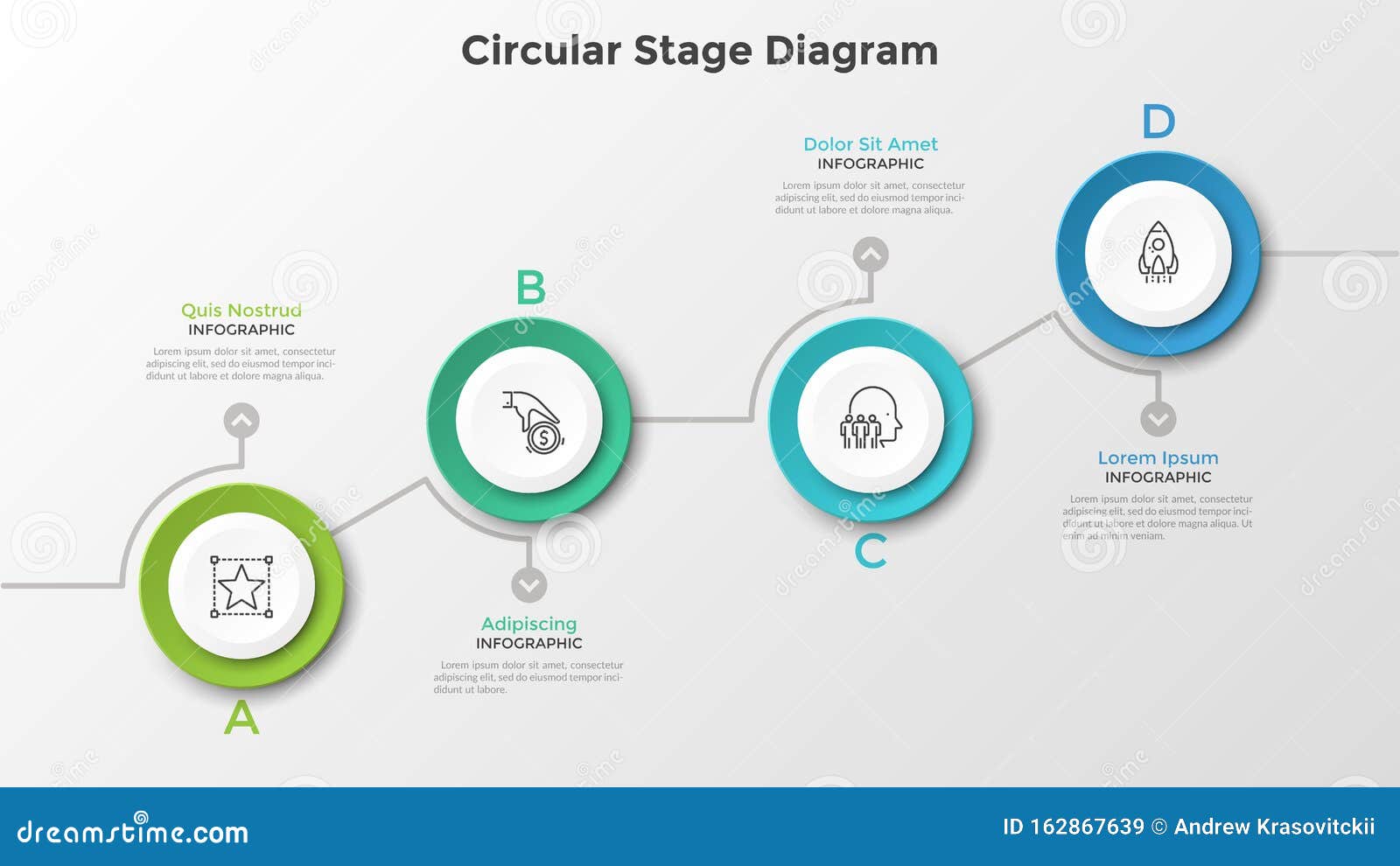 Modern InfographicTemplate Cartoon Vector | CartoonDealer.com #162867071