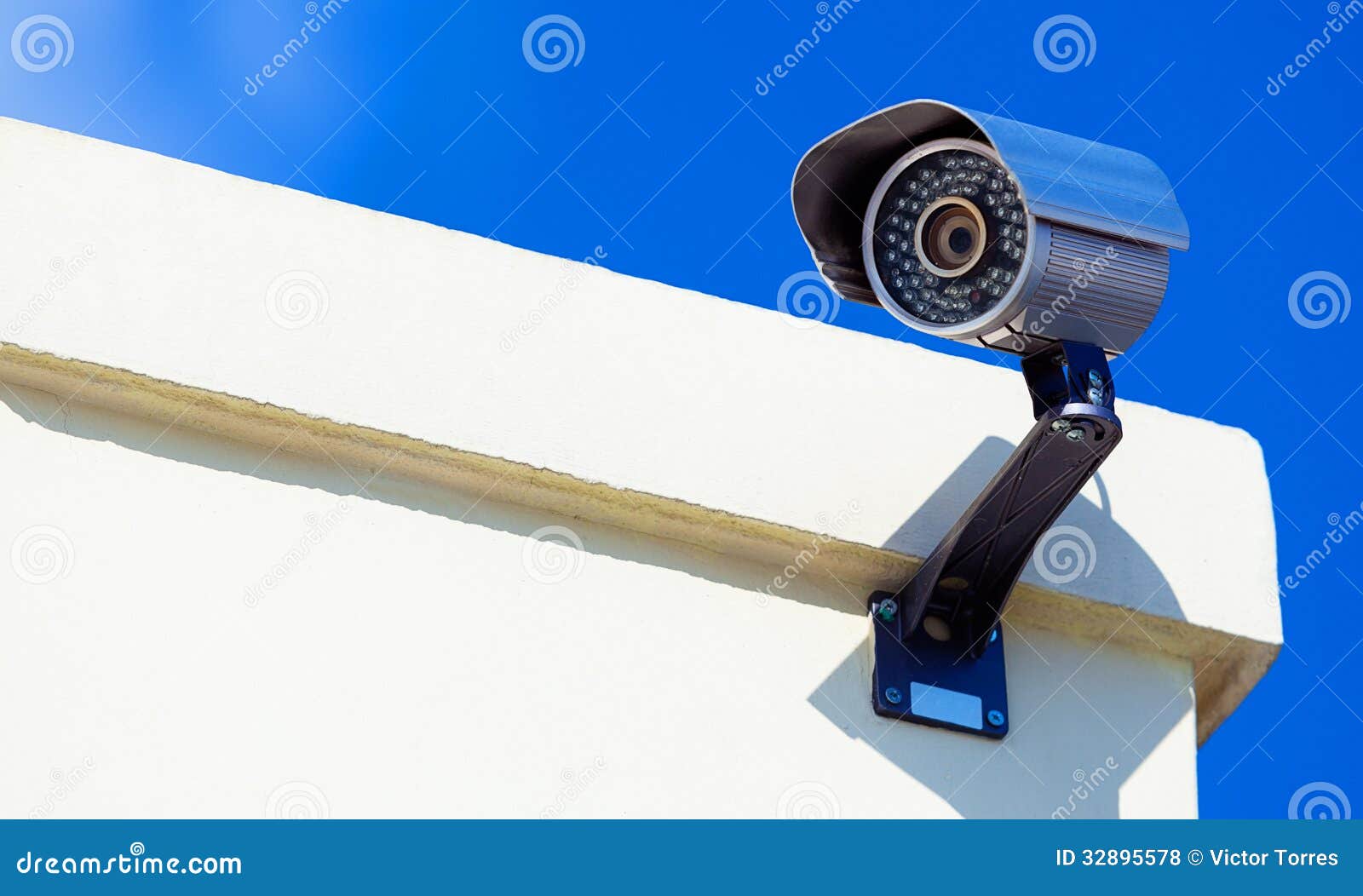 Modern Infrarred Day-Night Camera Stock Photo - Image of surveillance ...