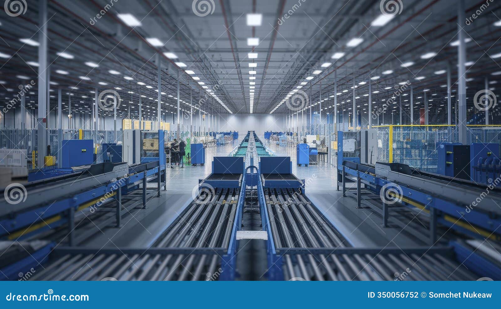 Modern Infrastructure of a High-tech Reverse Logistics Facility Aerial ...