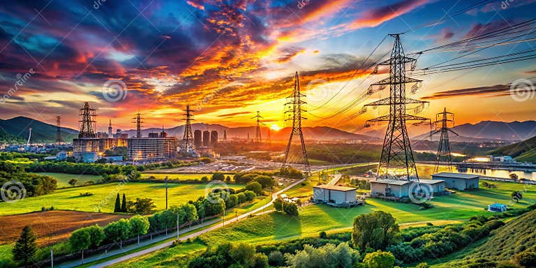 Modern Infrastructure and Natural Environments a Stunning Visual ...