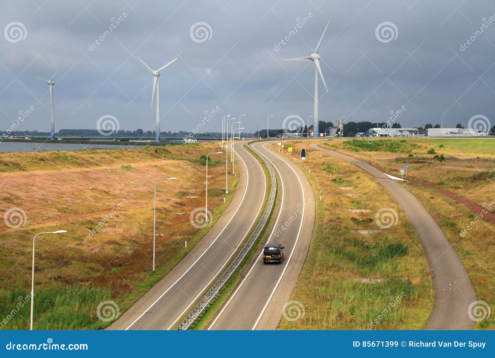 Modern Infrastructure in the Netherlands Editorial Stock Image - Image ...