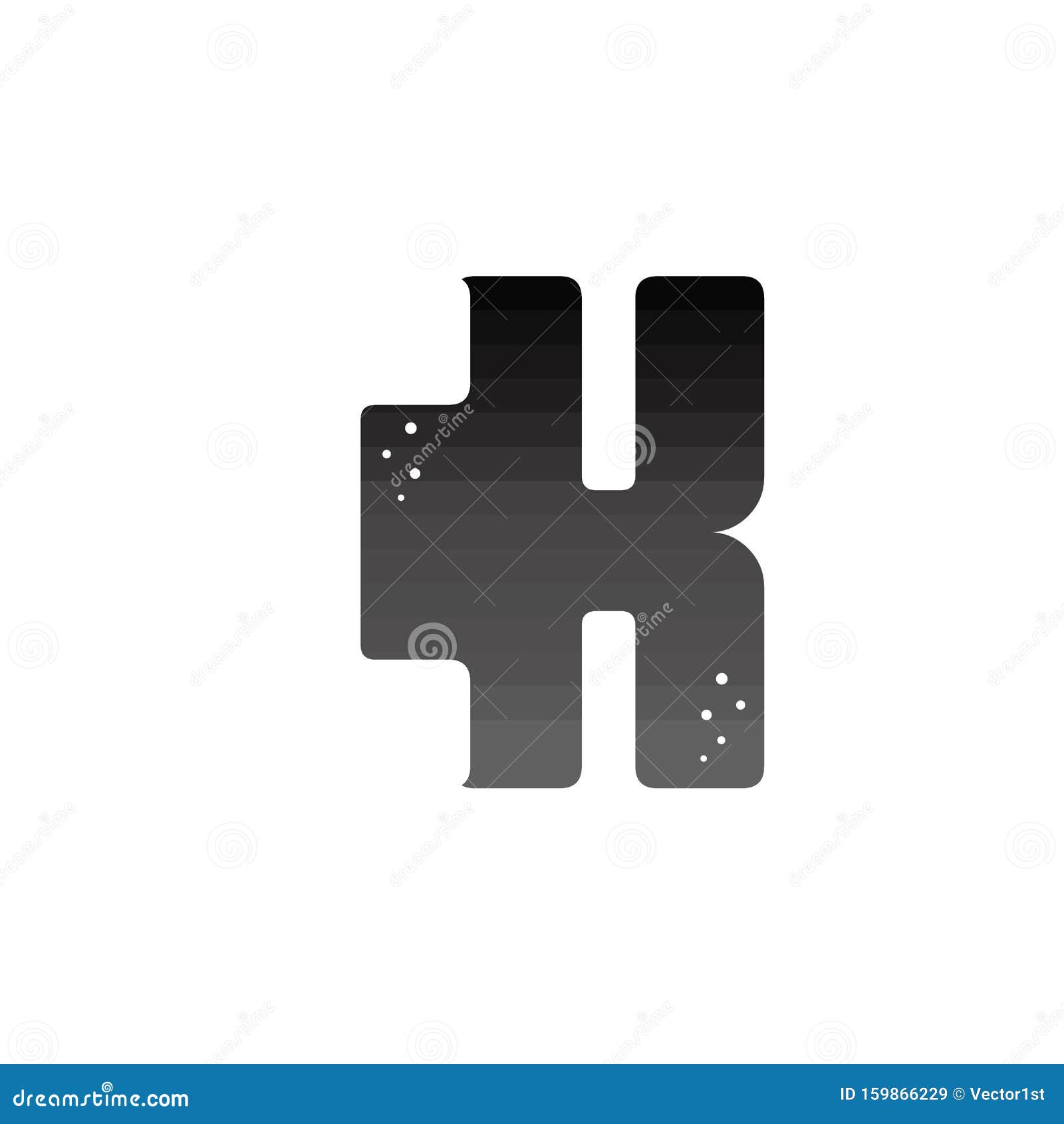 Modern Initial Alphabet Letter Logo Logotype Vector Stock Illustration ...