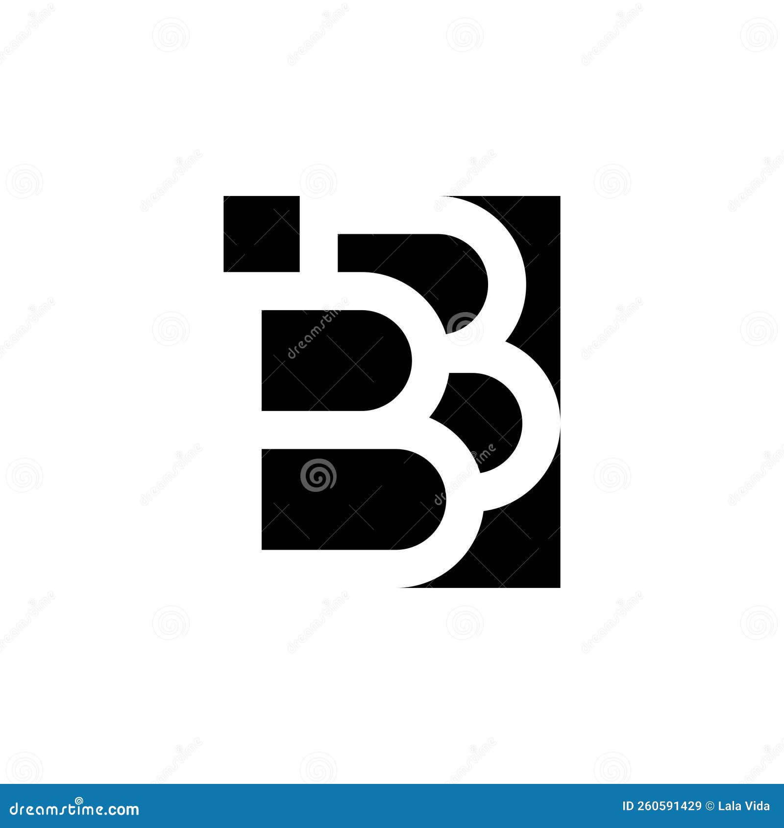 Modern Initial BB Logo Letter Simple and Creative Design Concept Stock ...