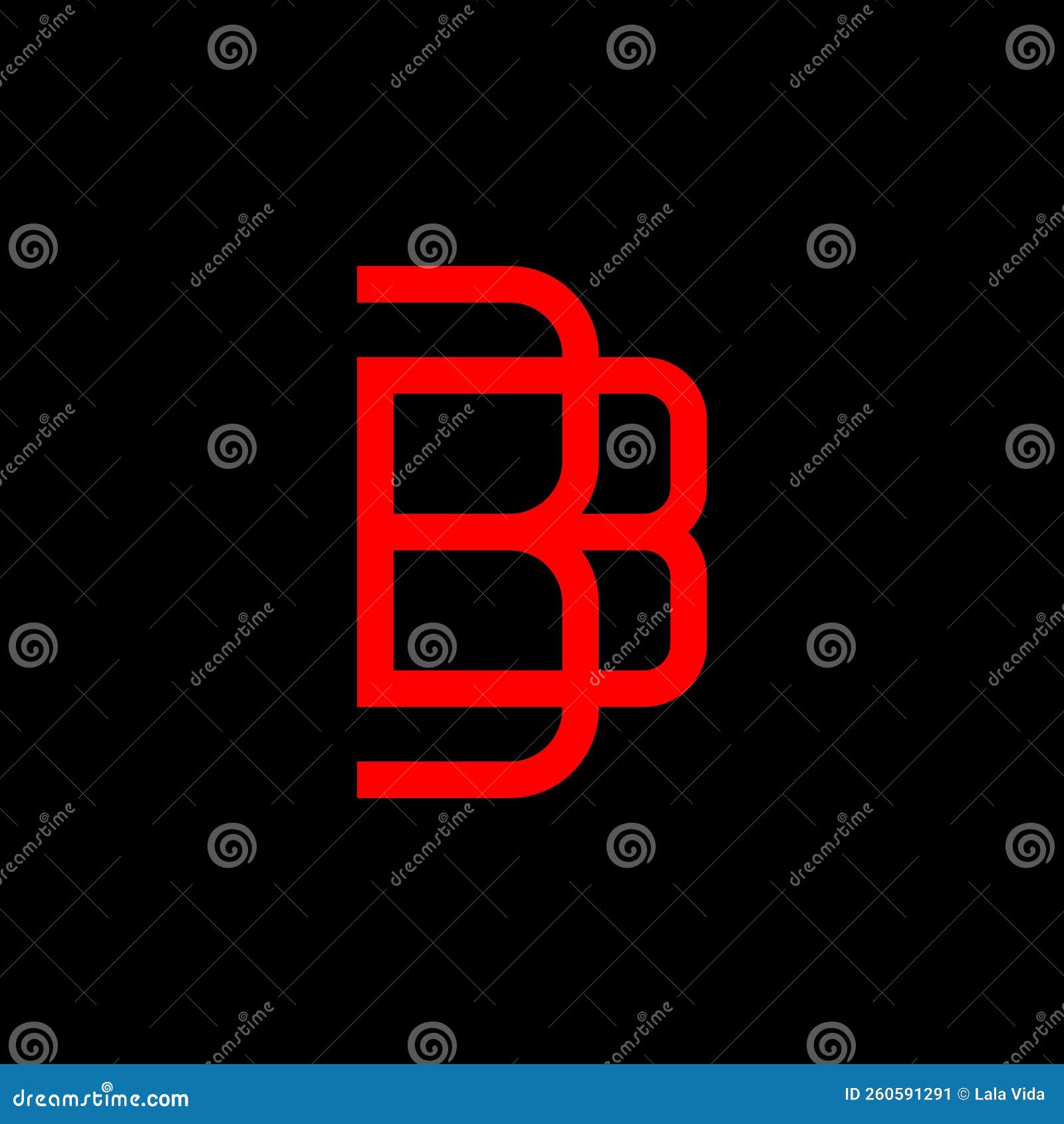 Modern Initial BB Logo Letter Simple and Creative Design Concept Stock ...