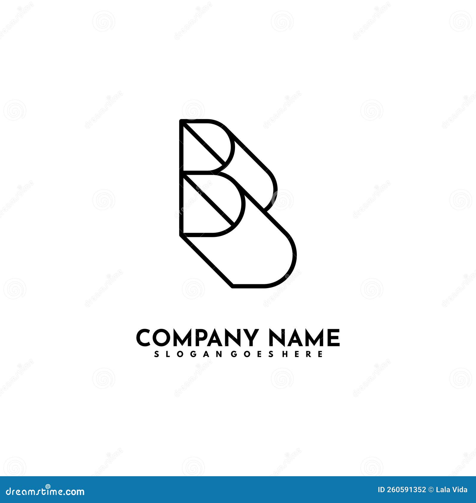 Modern Initial BB Logo Letter Simple and Creative Design Concept Stock ...