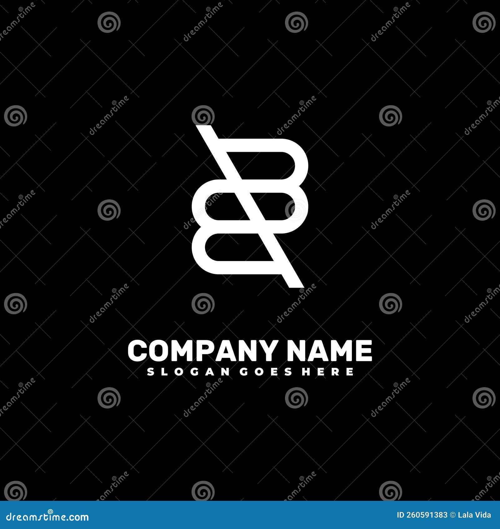 Modern Initial BB Logo Letter Simple and Creative Design Concept Stock ...