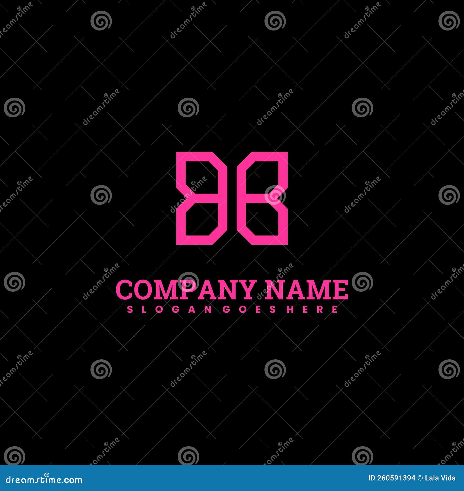 Modern Initial BB Logo Letter Simple and Creative Design Concept Stock ...
