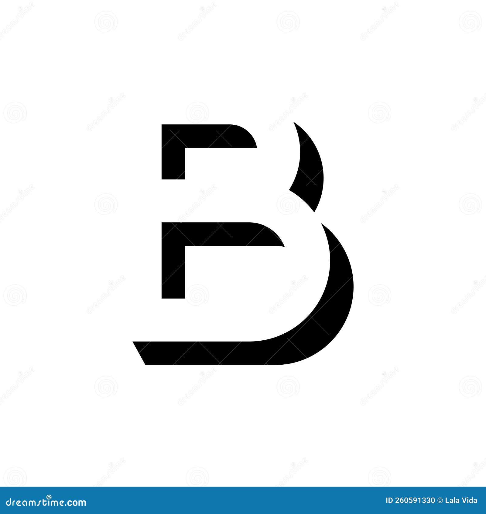 Modern Initial BB Logo Letter Simple and Creative Design Concept Stock ...