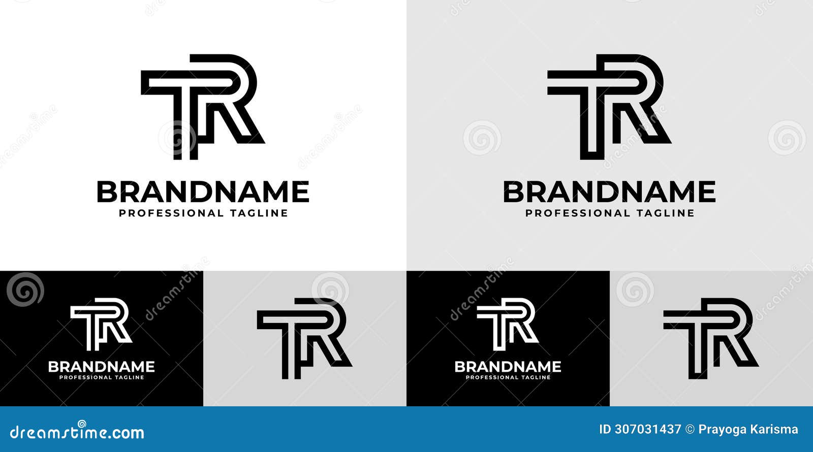 Modern Initials TR Logo, Suitable for Business with TR or RT Initials ...